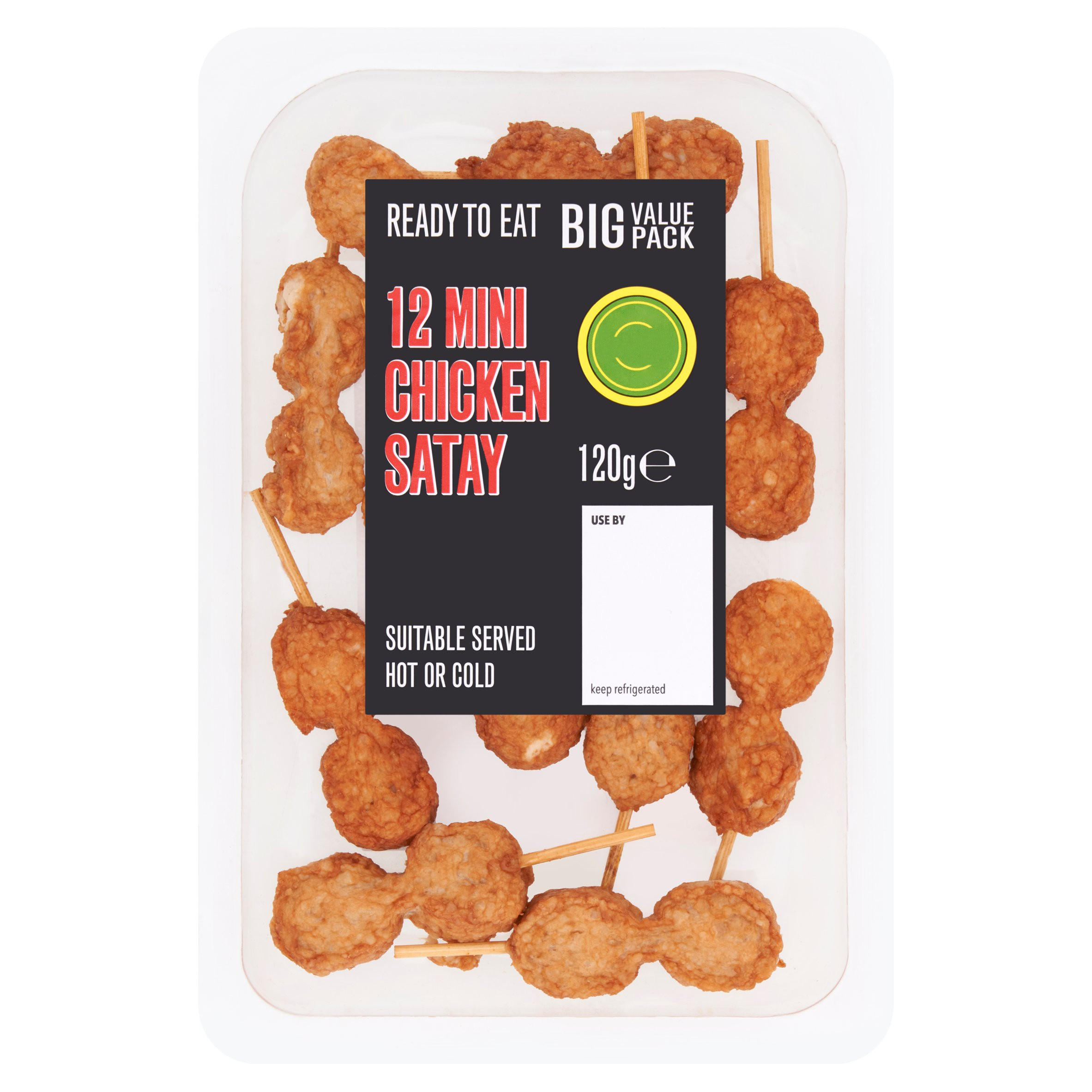 12 Mini Chicken Satay Big Value Pack 120g | Chicken & Turkey | Iceland ...