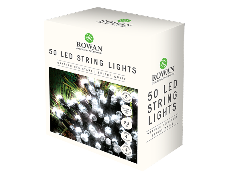 50 LED Battery Powered String Lights - 5m | Home Accessories | Iceland ...