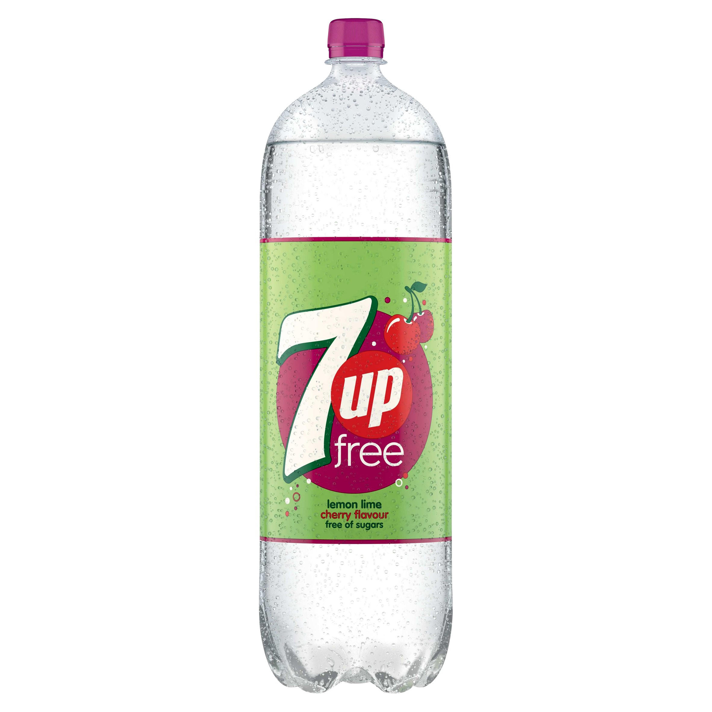 7UP Free Cherry Bottle 2L | Bottled Drinks | Iceland Foods