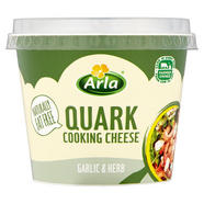 Arla Quark Cooking Cheese Garlic Herb 250g Low Fat Cheese Iceland Arla Quark Cooking Cheese Garlic Herb 250g Low Fat Cheese Iceland