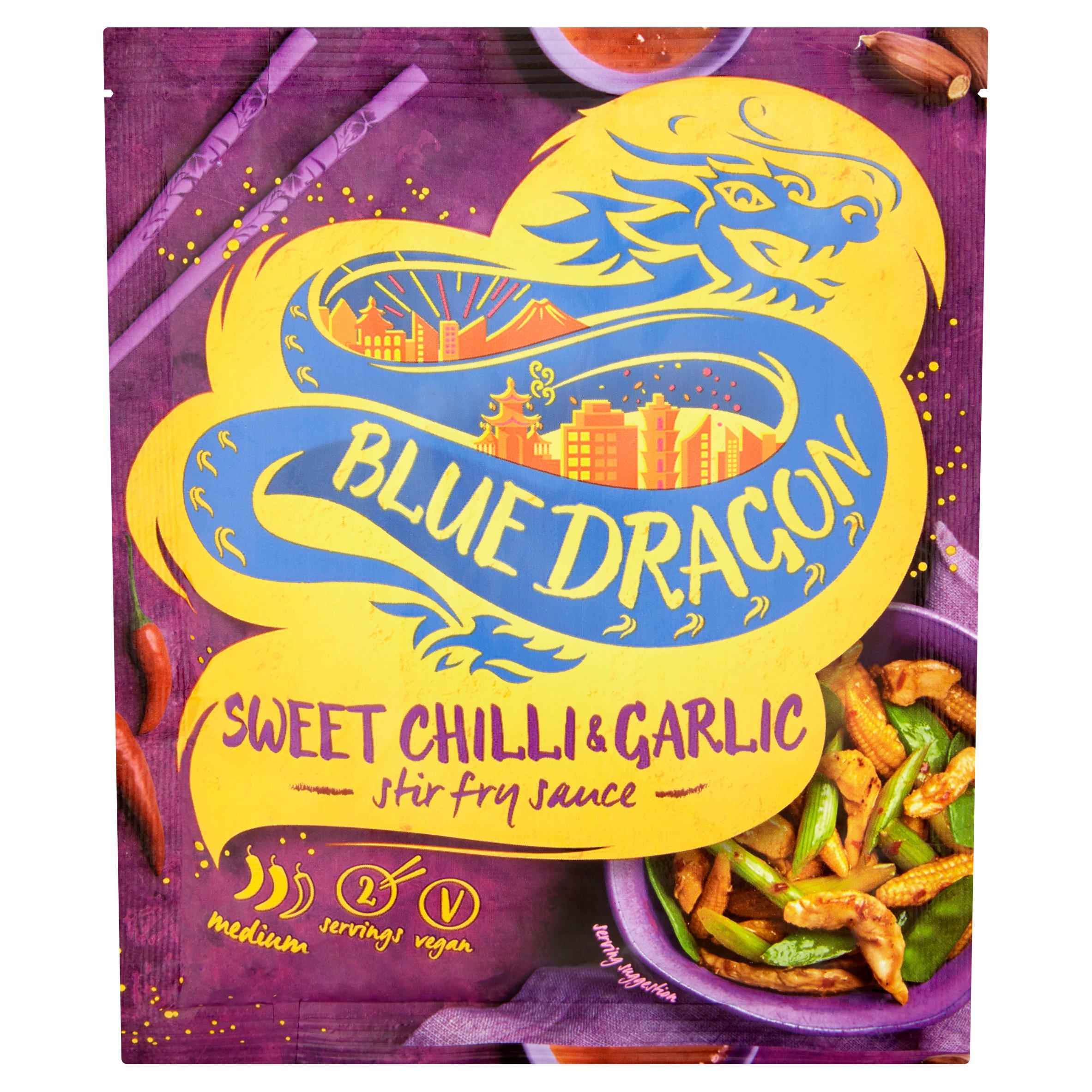 Blue Dragon Sweet Chilli & Garlic Stir Fry Sauce 120g | Chinese and ...