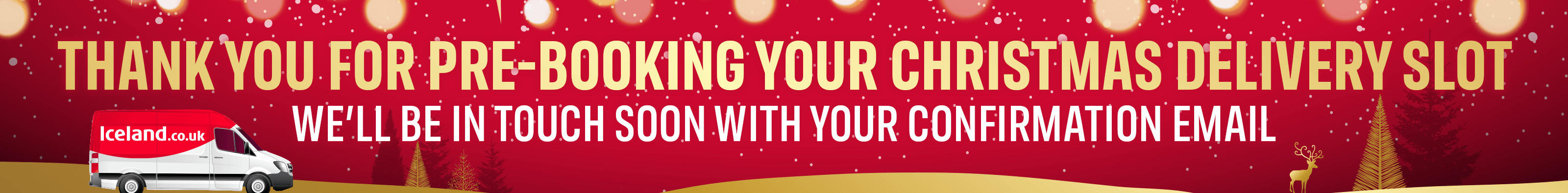 Christmas Delivery Pre-book | Iceland Foods