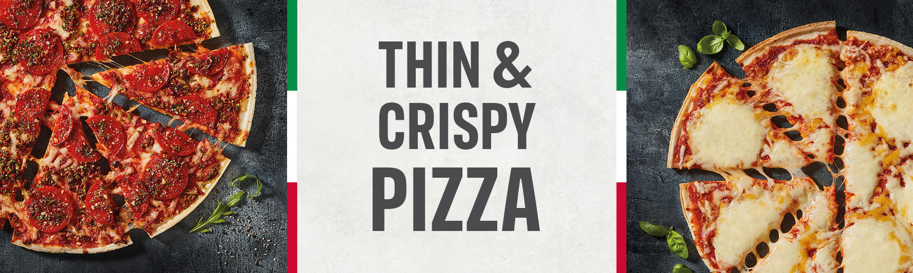 Thin & Crispy Pizza | Frozen Pizza | Iceland Foods