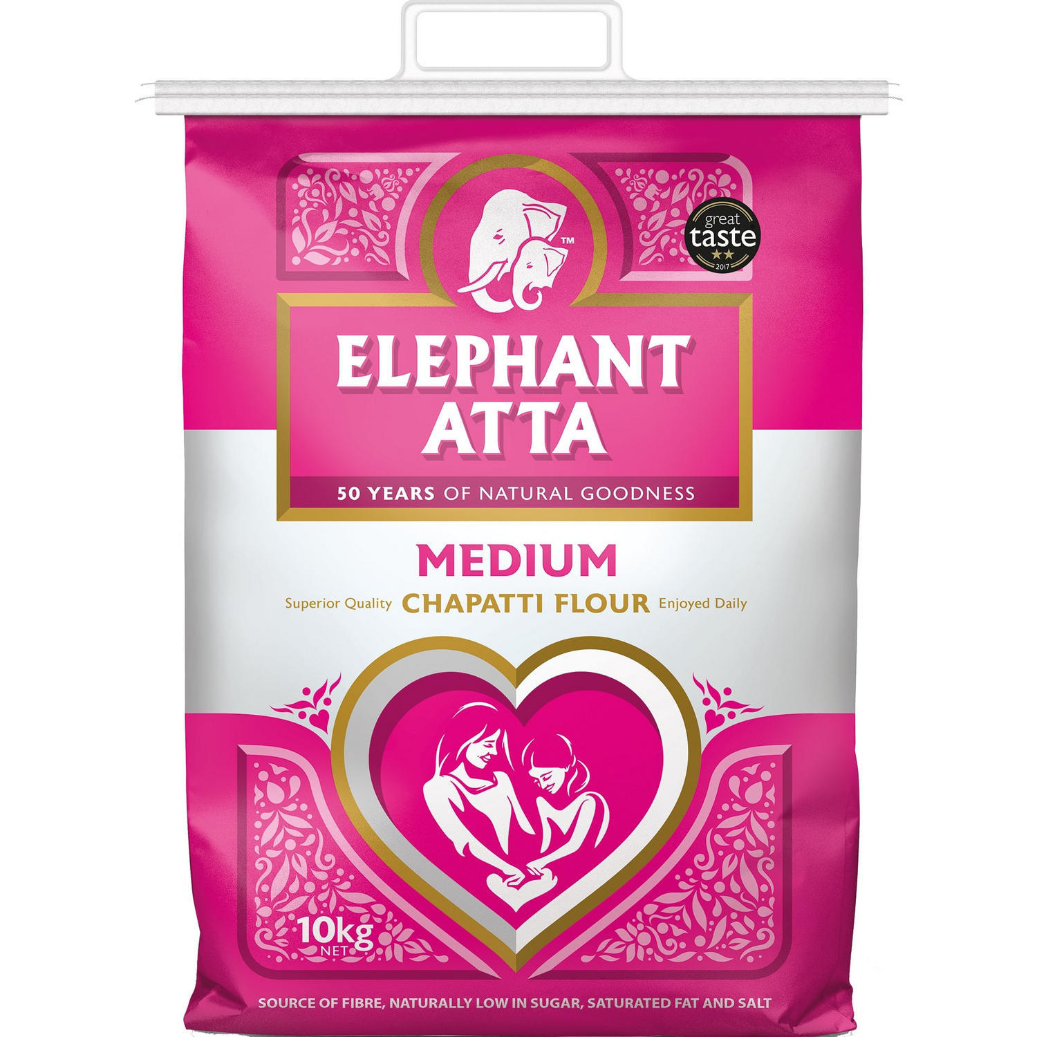 Elephant Atta Medium Chapatti Flour 10KG | Home Baking | Iceland Foods