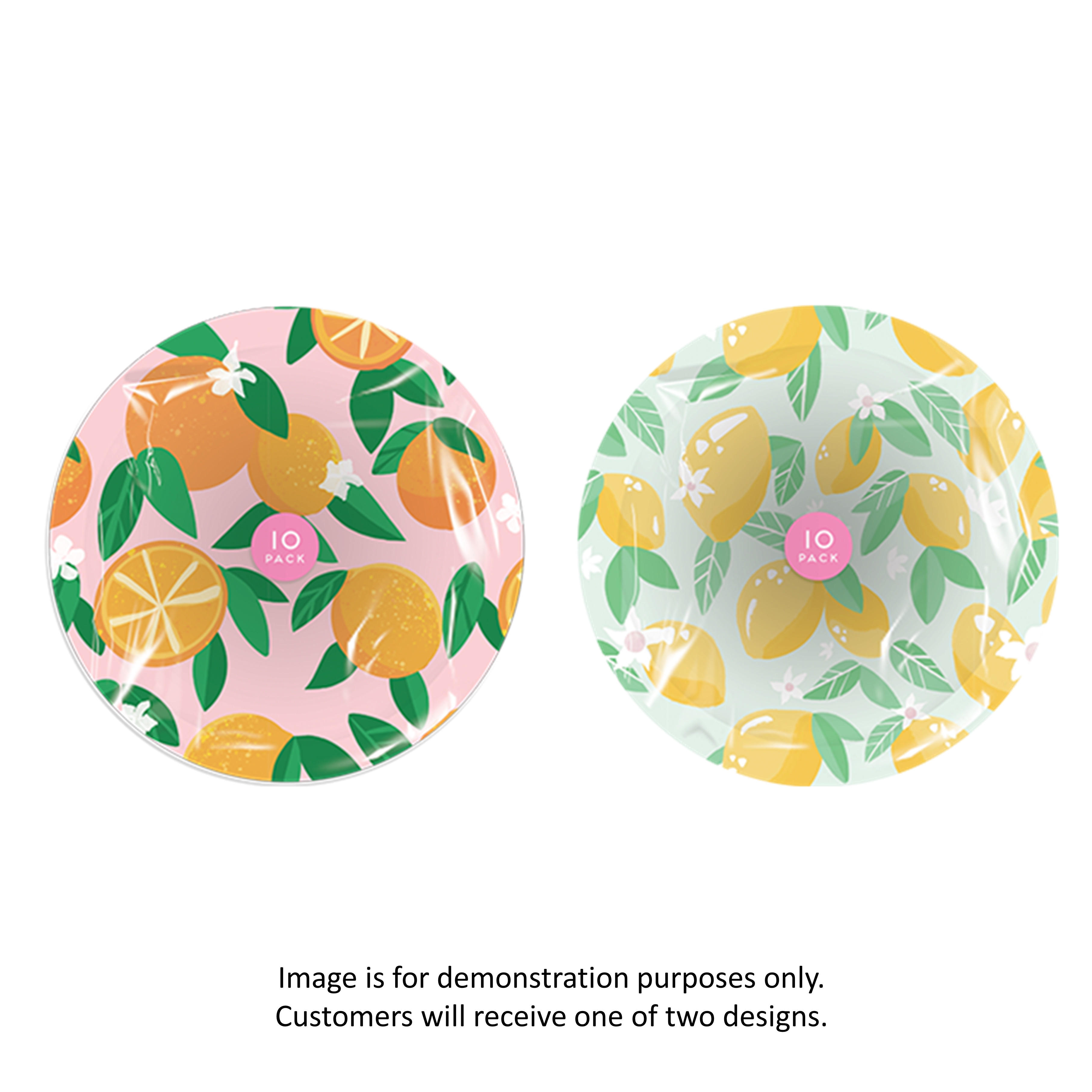 Summer Party Fruit Paper Plates 10 Pack | Cooking & Dining | Iceland Foods