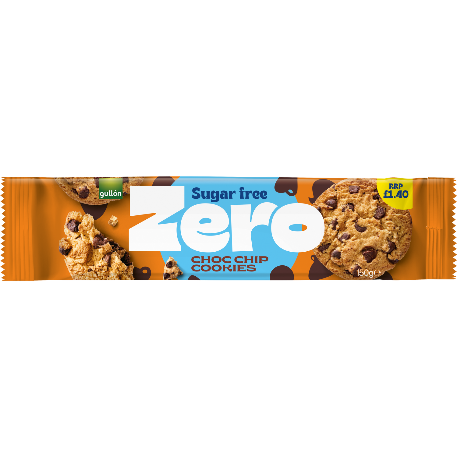 Gullón Zero Choc Chip Cookies 150g | Sweet Biscuits | Iceland Foods