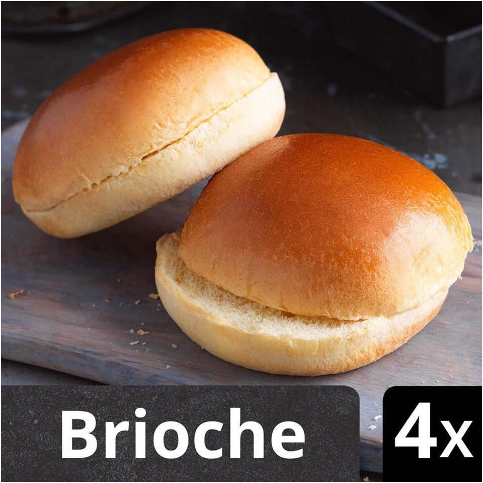 Iceland Luxury 4 Sliced Brioche Rolls 220g | Rolls & Part Baked ...