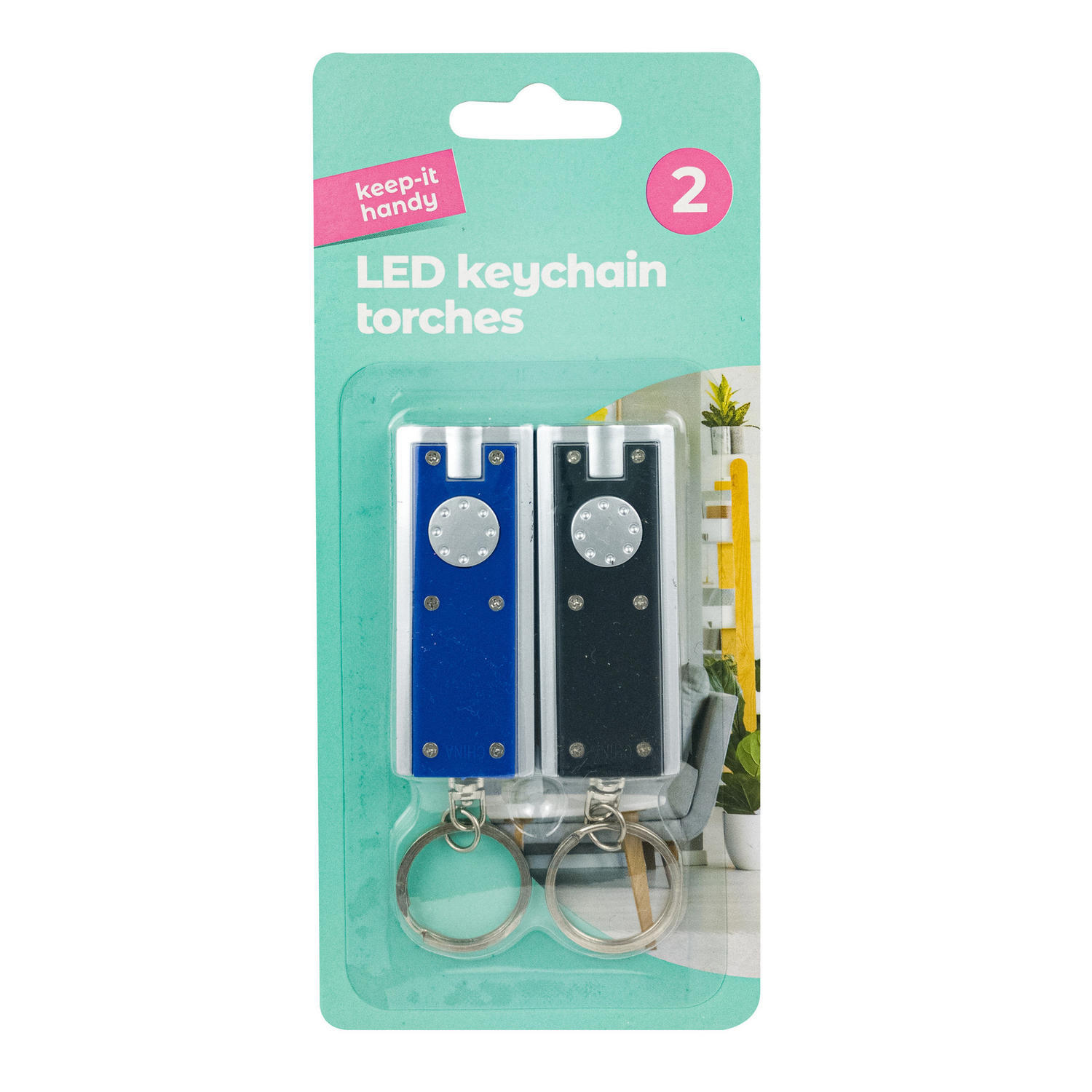 Keep It Handy LED Keychain Lights 2 Pack | Home Accessories | Iceland Foods