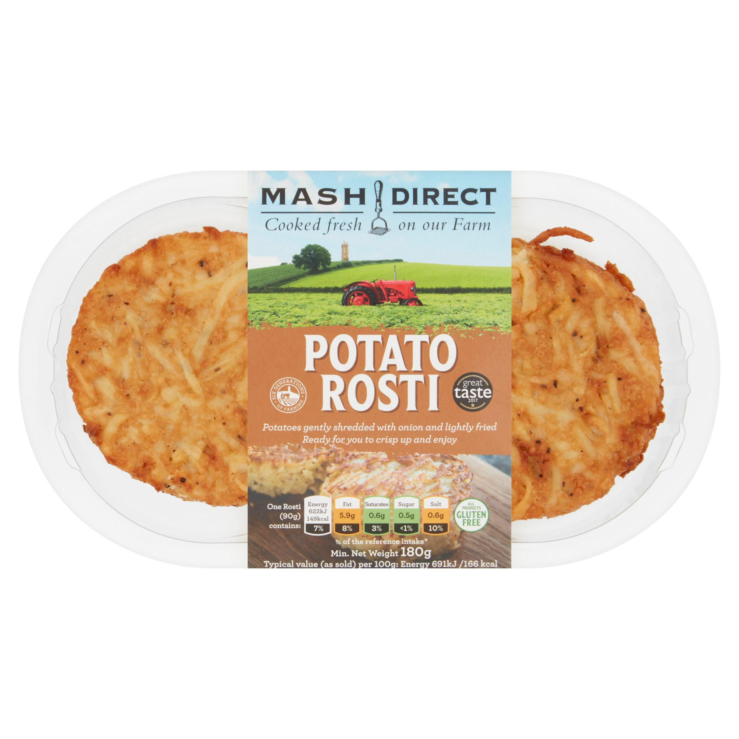 Mash Direct Potato Rosti 180g | Fresh Vegetables | Iceland Foods