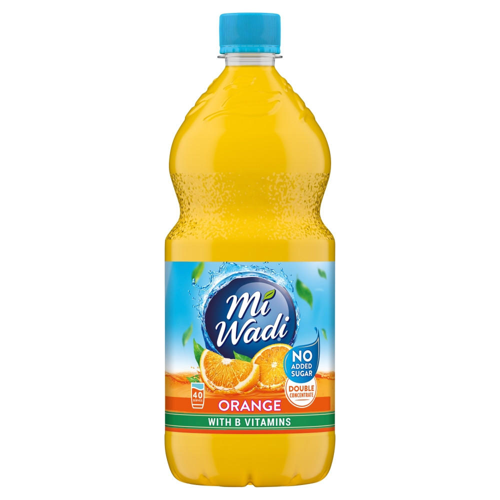 MiWadi Orange No Added Sugar - 1Ltr Double Concentrate | Fruit Juice ...