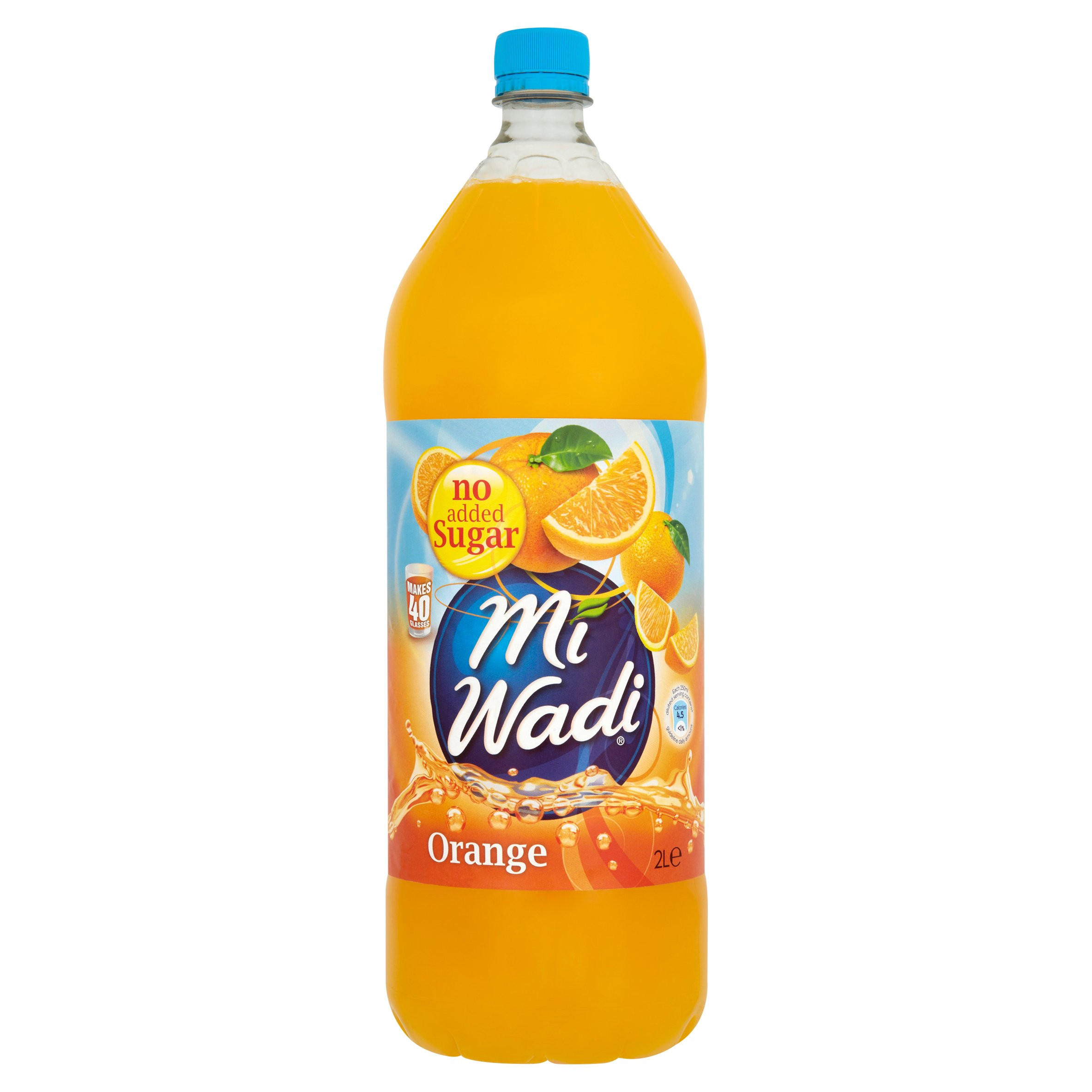 MiWadi Orange No Added Sugar 2L Single Concentrate | Squash & Cordial ...