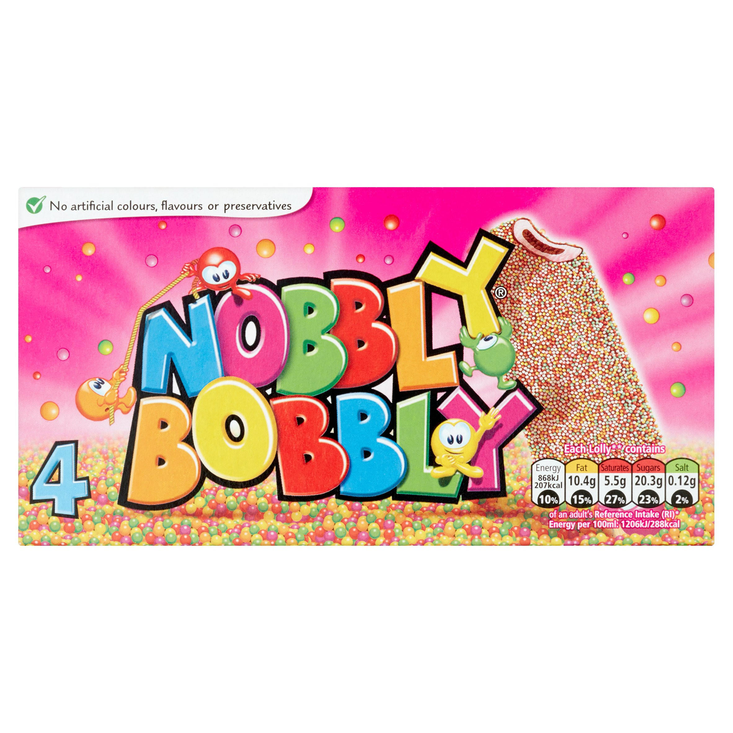 Nobbly Bobbly 4 X 70ml Ice Lollies Iceland Foods Nobbly Bobbly 4 X 70ml Ice Lollies Iceland Foods