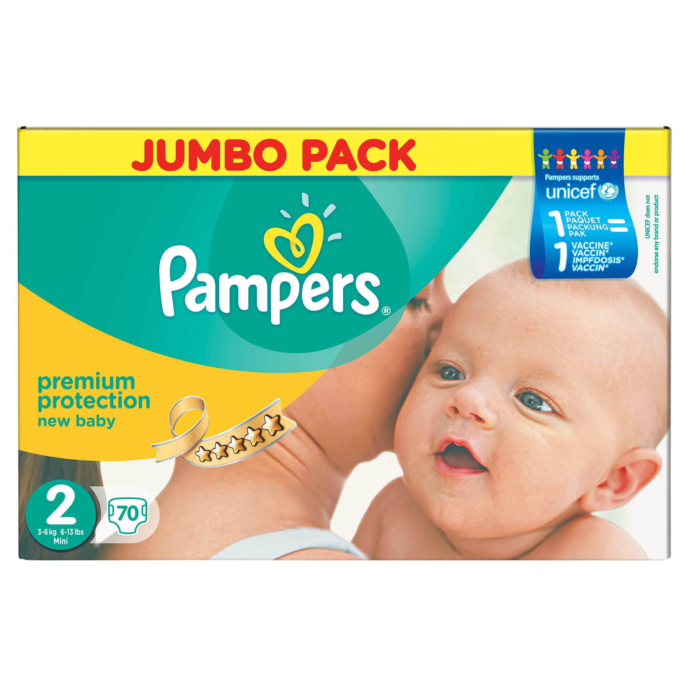 Pampers New Baby Size 2 Mini Jumbo Pack 70 Nappies Baby Toddler Pampers New Baby Size 2 Mini Jumbo Pack 70 Nappies Baby Toddler