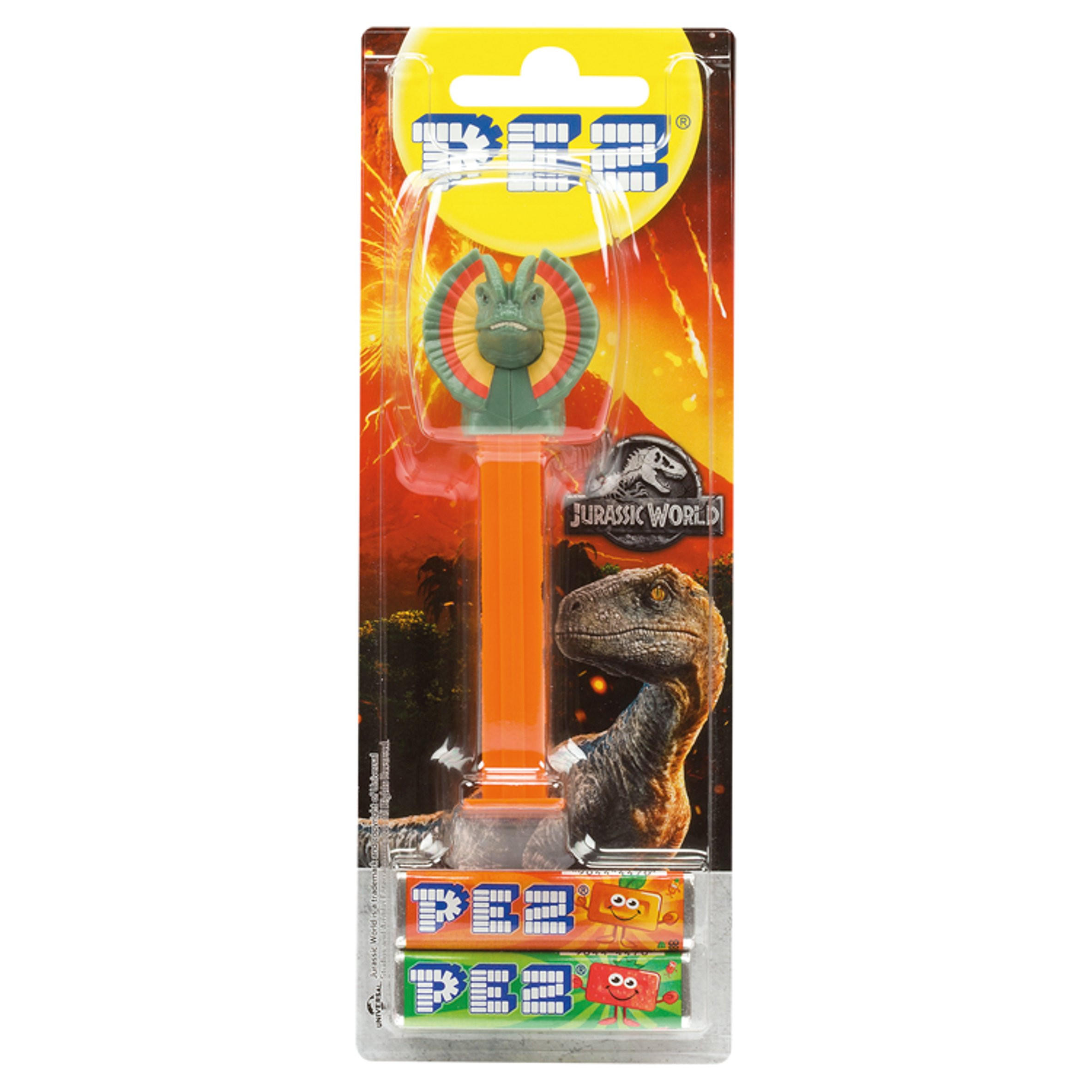 PEZ Jurassic World Dispenser 2 x 8.5g (17g) | Sweets | Iceland Foods
