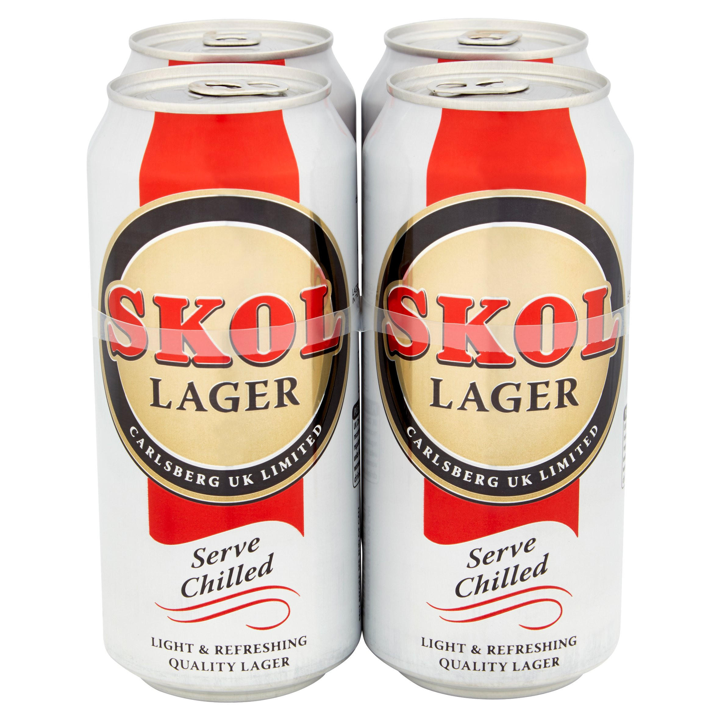 Skol Lager 4 x 440ml | Beer | Iceland Foods