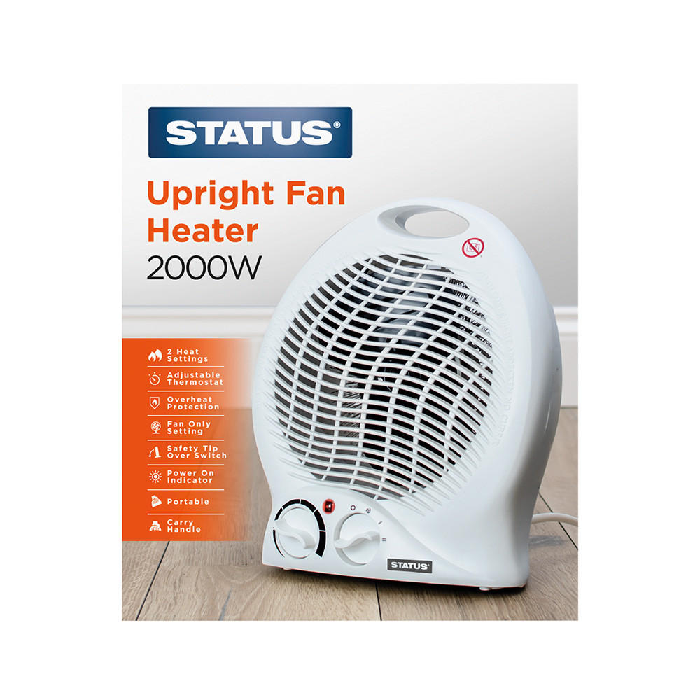 Status Upright Fan Heater 2000W | Appliances | Iceland Foods