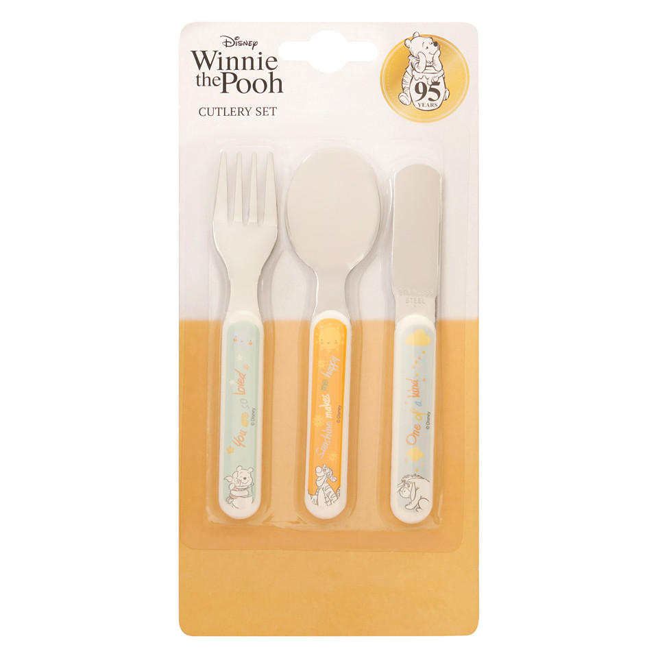Winnie The Pooh 3 Piece Cutlery Set | Cooking & Dining | Iceland Foods