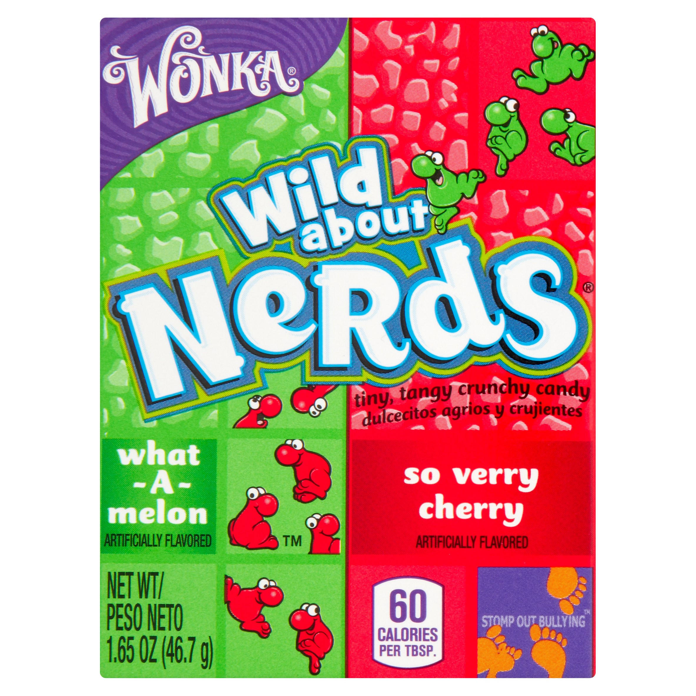 Wonka Wild About Nerds Watermelon & Wildcherry 46.7g | Retro Sweets ...