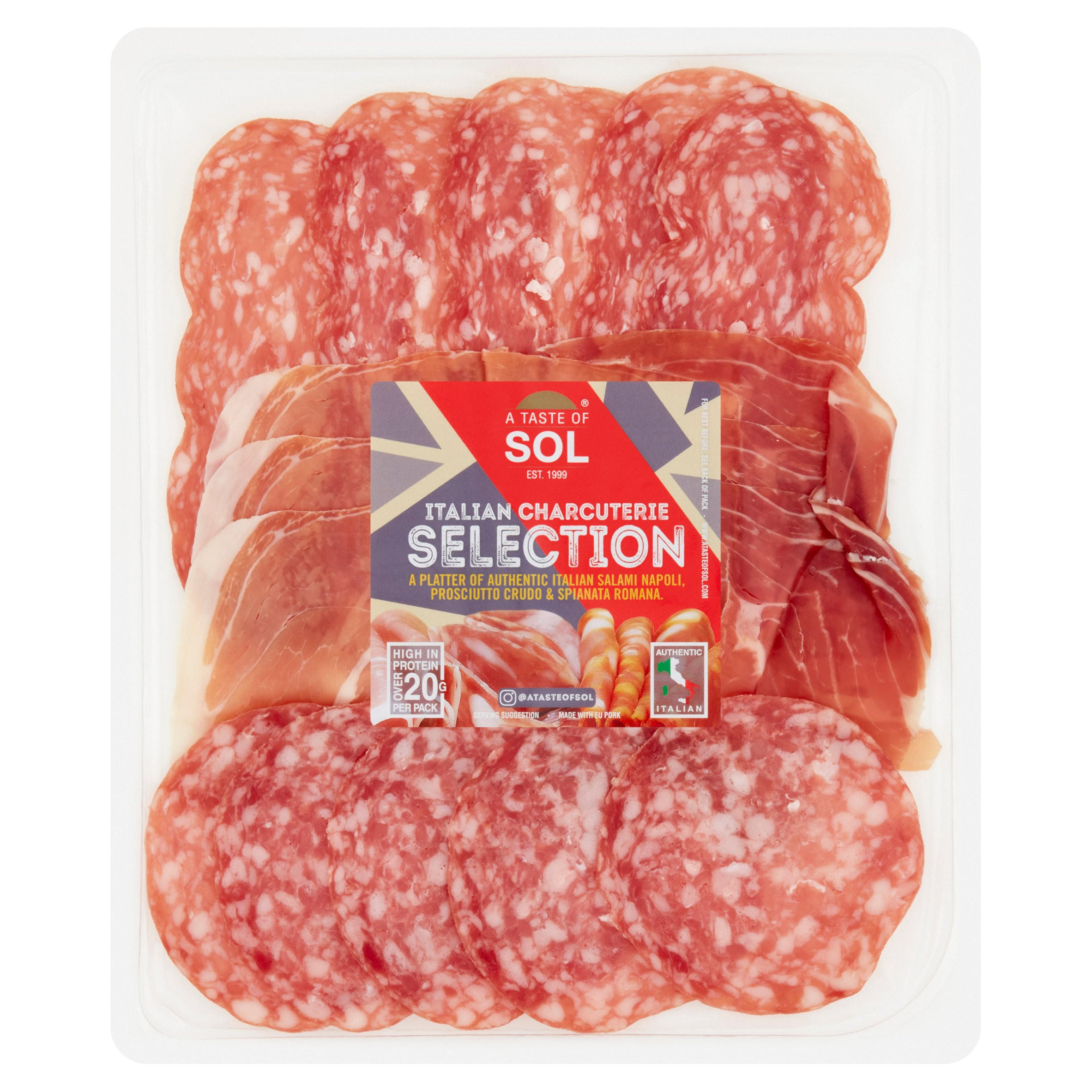A Taste of Sol Italian Charcuterie Selection 100g | Continental Meats ...
