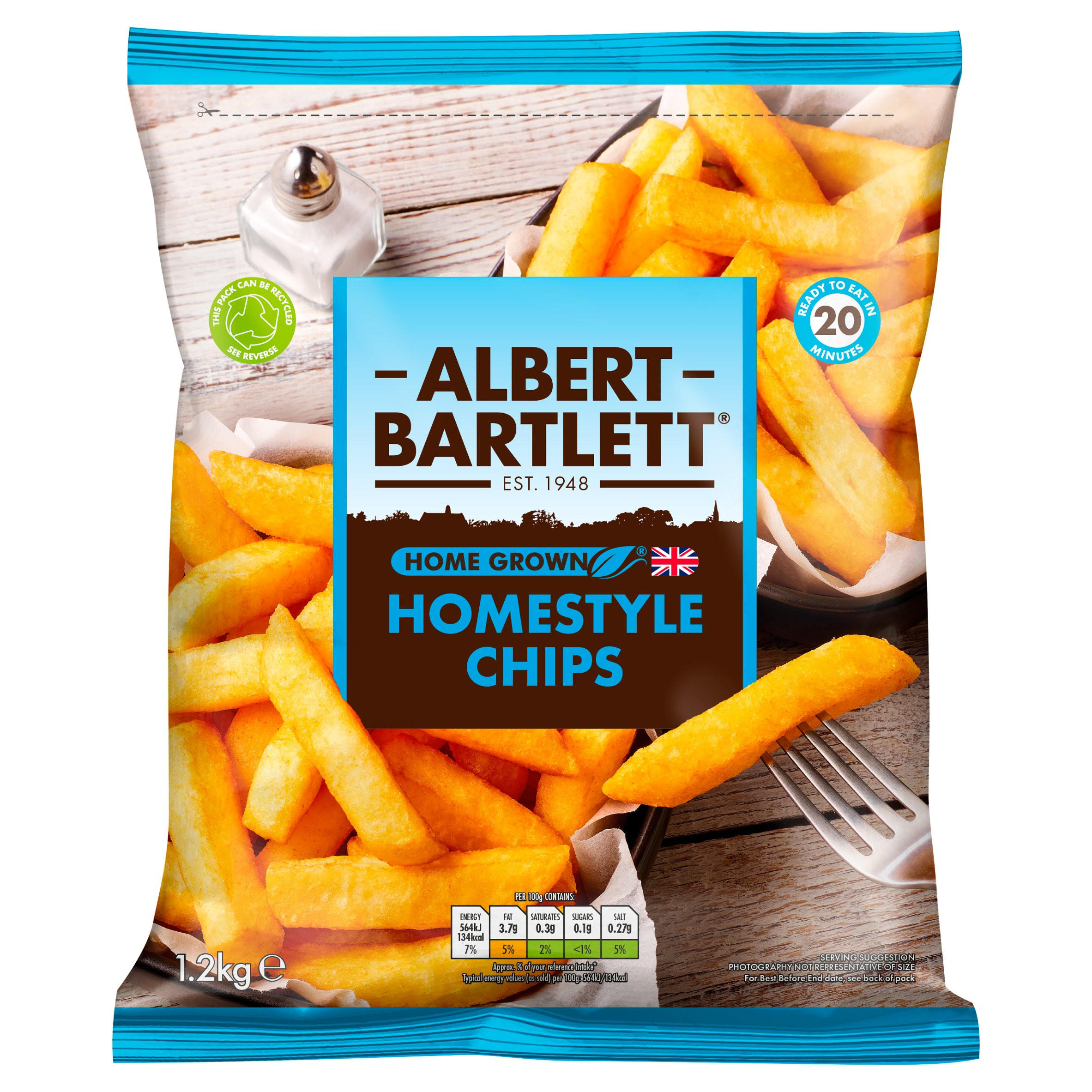 Albert Bartlett Homestyle Chips 1.2kg | Chips & Fries | Iceland Foods
