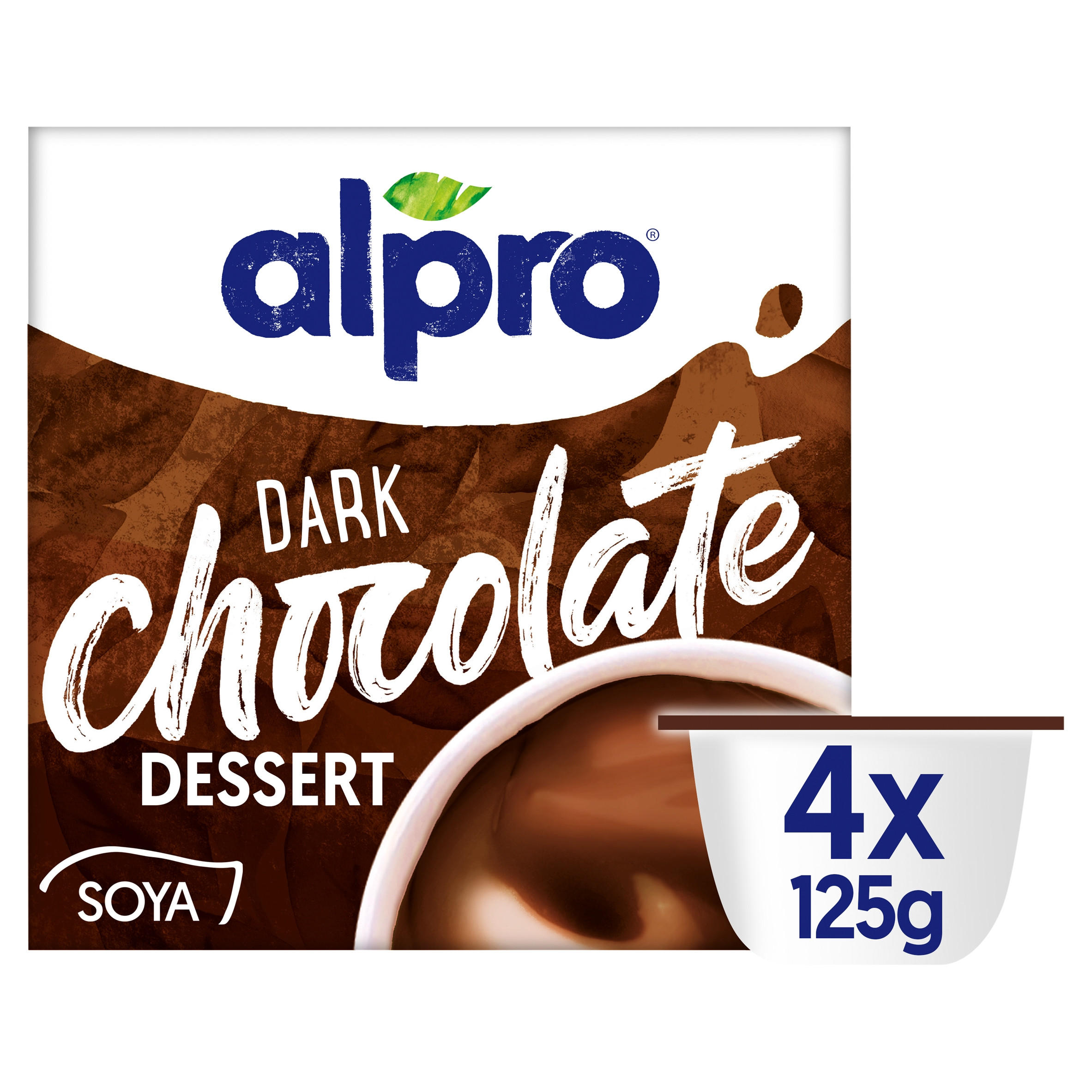 Alpro Dark Chocolate Dessert 4x125g | Dried Fruit, Nuts & Snacks ...