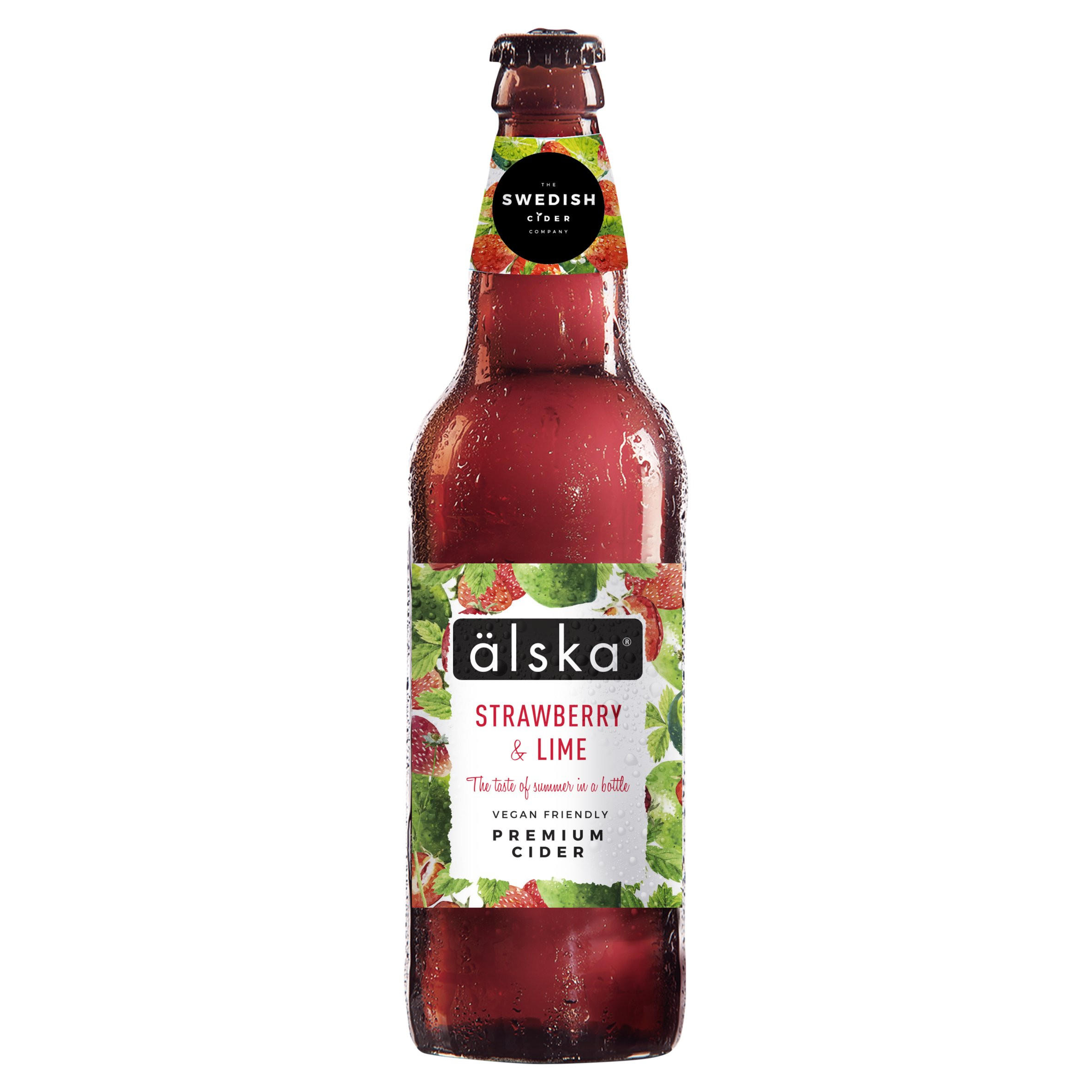 Älska Strawberry & Lime Premium Cider 500ml | Cider | Iceland Foods