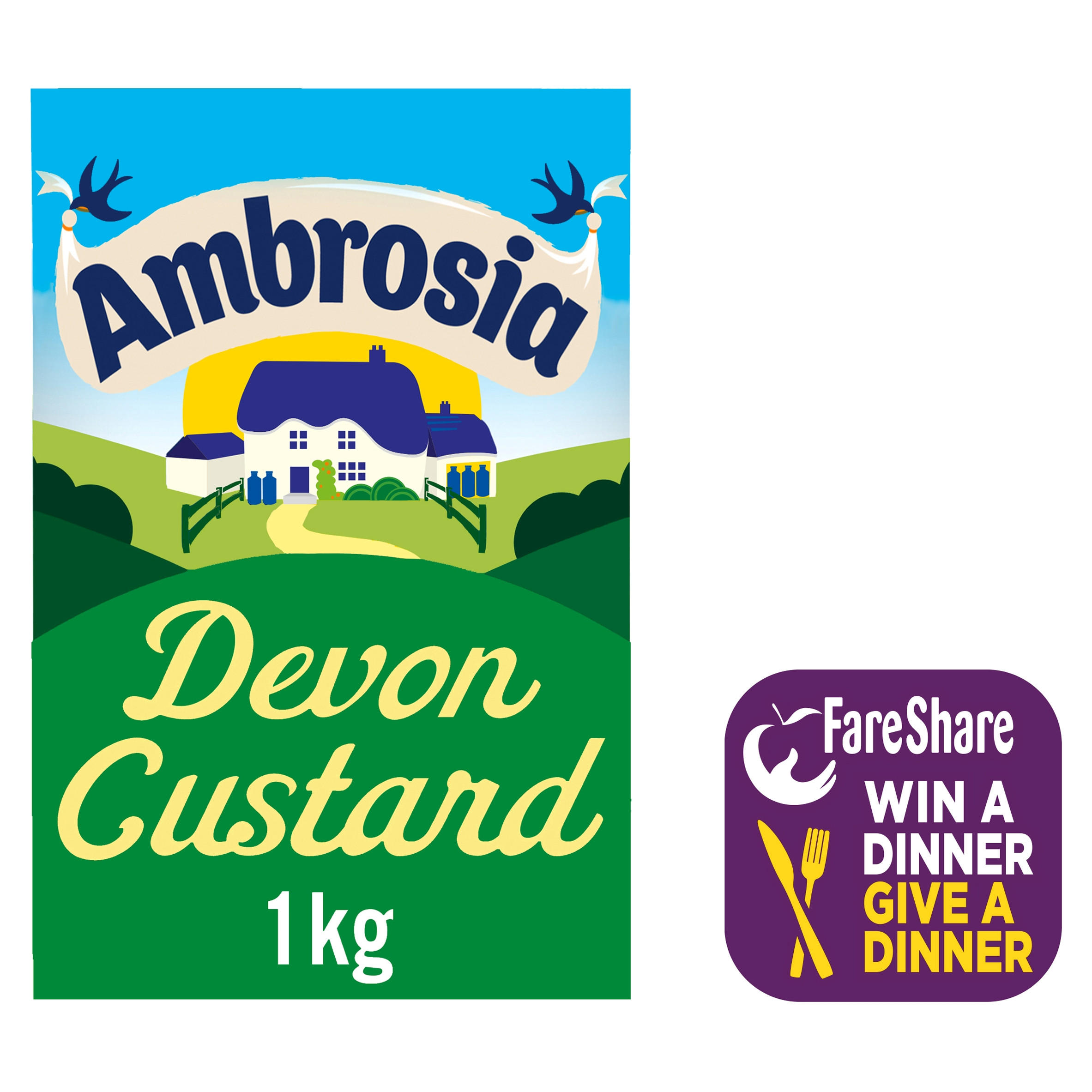 Ambrosia Devon Custard 1kg | Cans, Tins & Packets | Iceland Foods