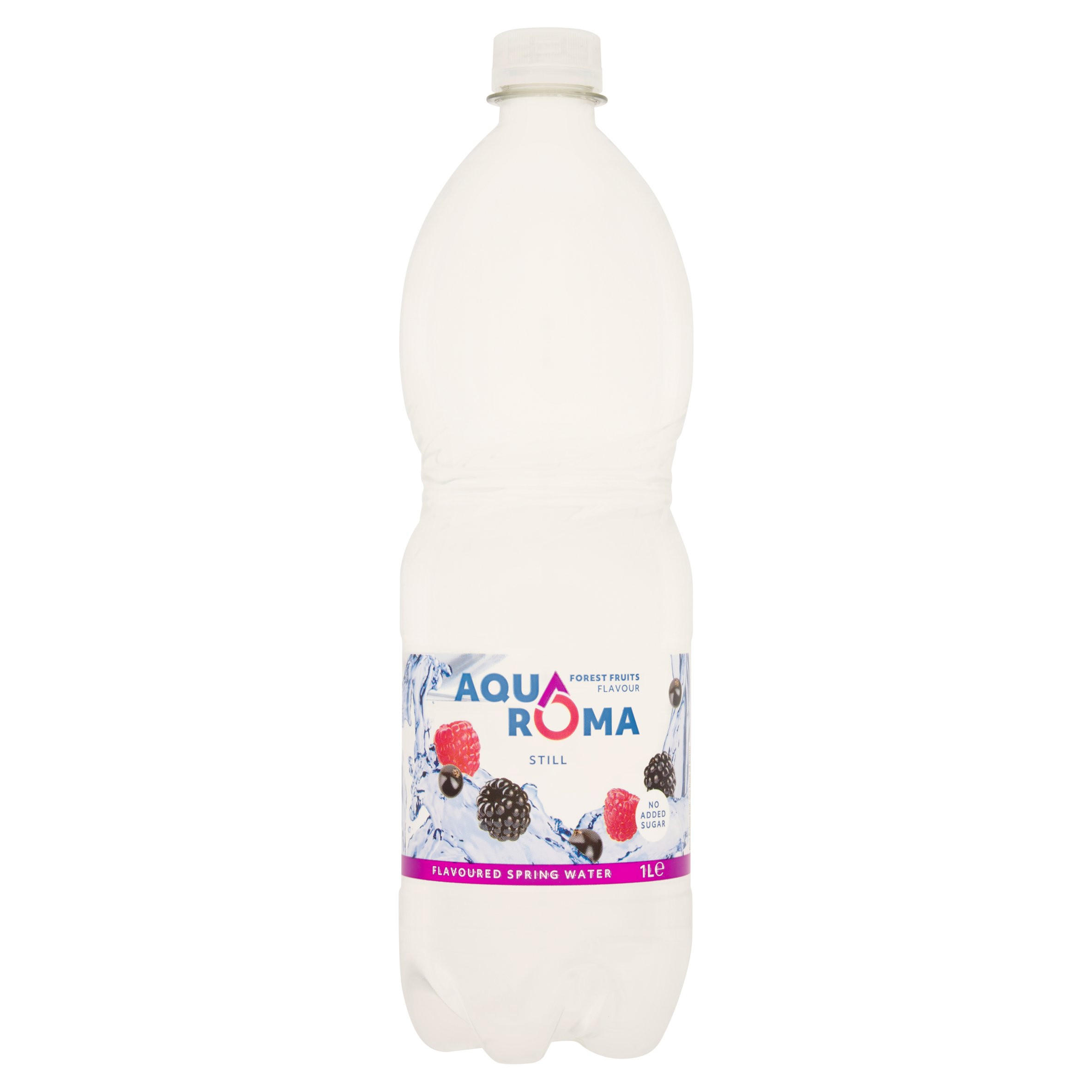 Aquaroma Forest Fruits Flavour Still Flavoured Spring Water 1L | Still ...