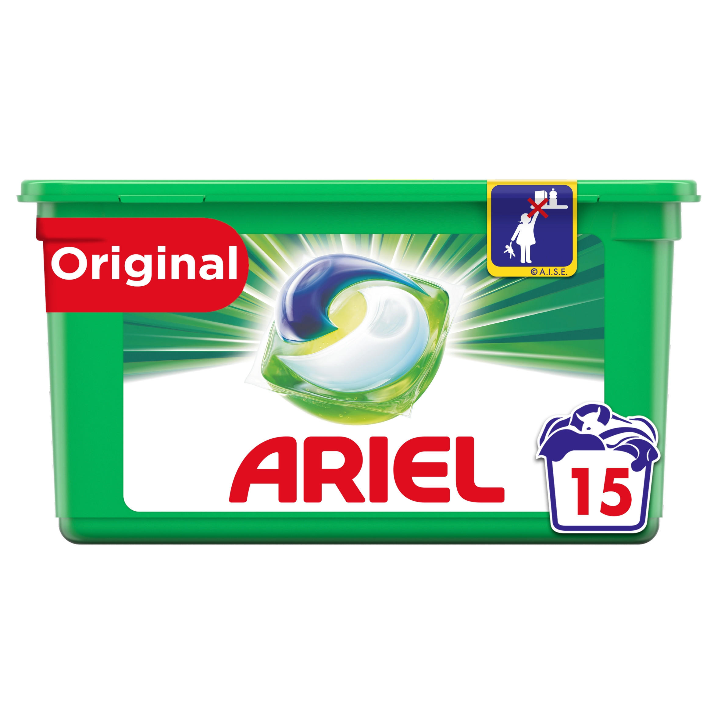 Ariel Allin1 PODs Washing Capsules Original, 15 Washes | Washing ...