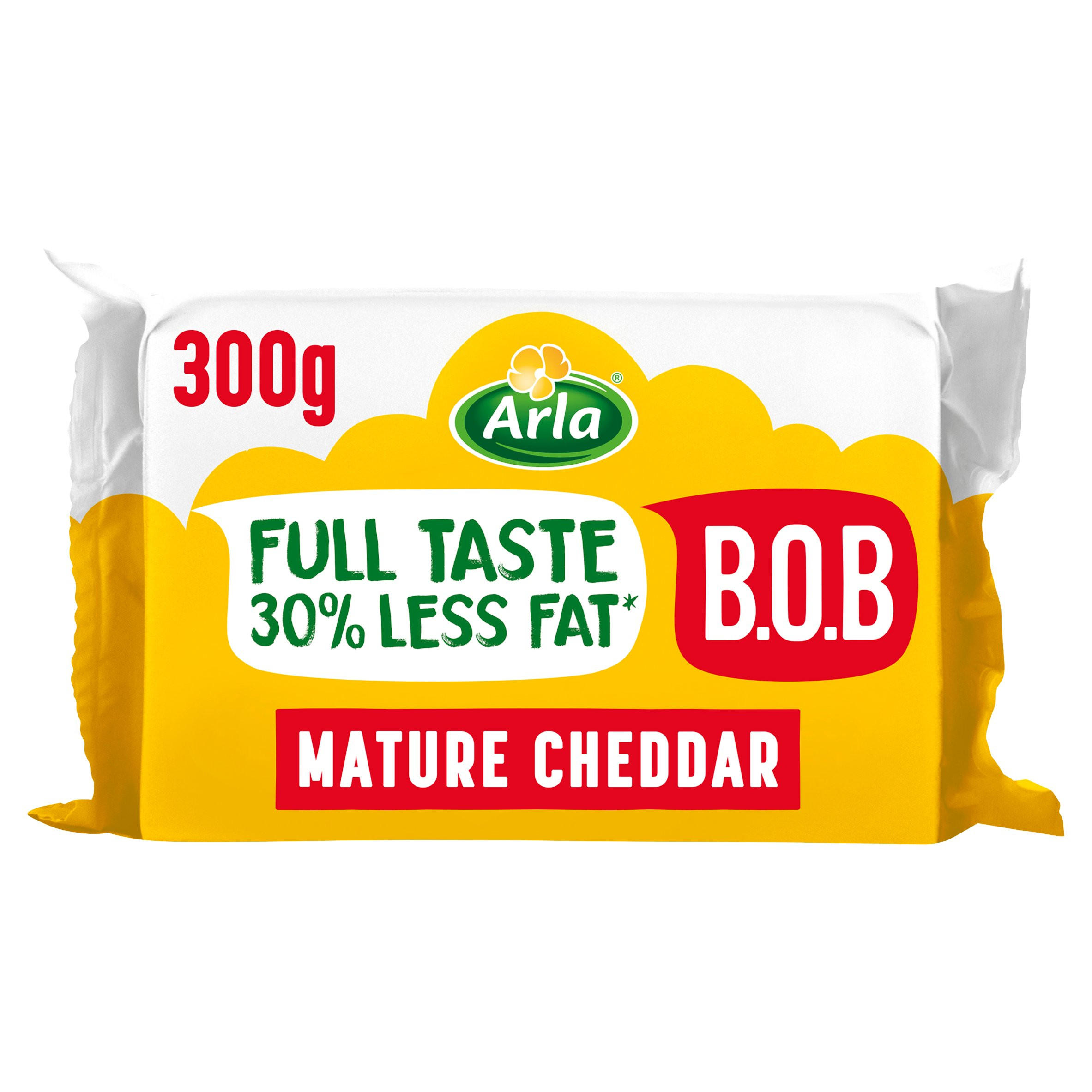 Arla Bob Mature Cheddar Cheese 300g | Cheddar Cheese | Iceland Foods