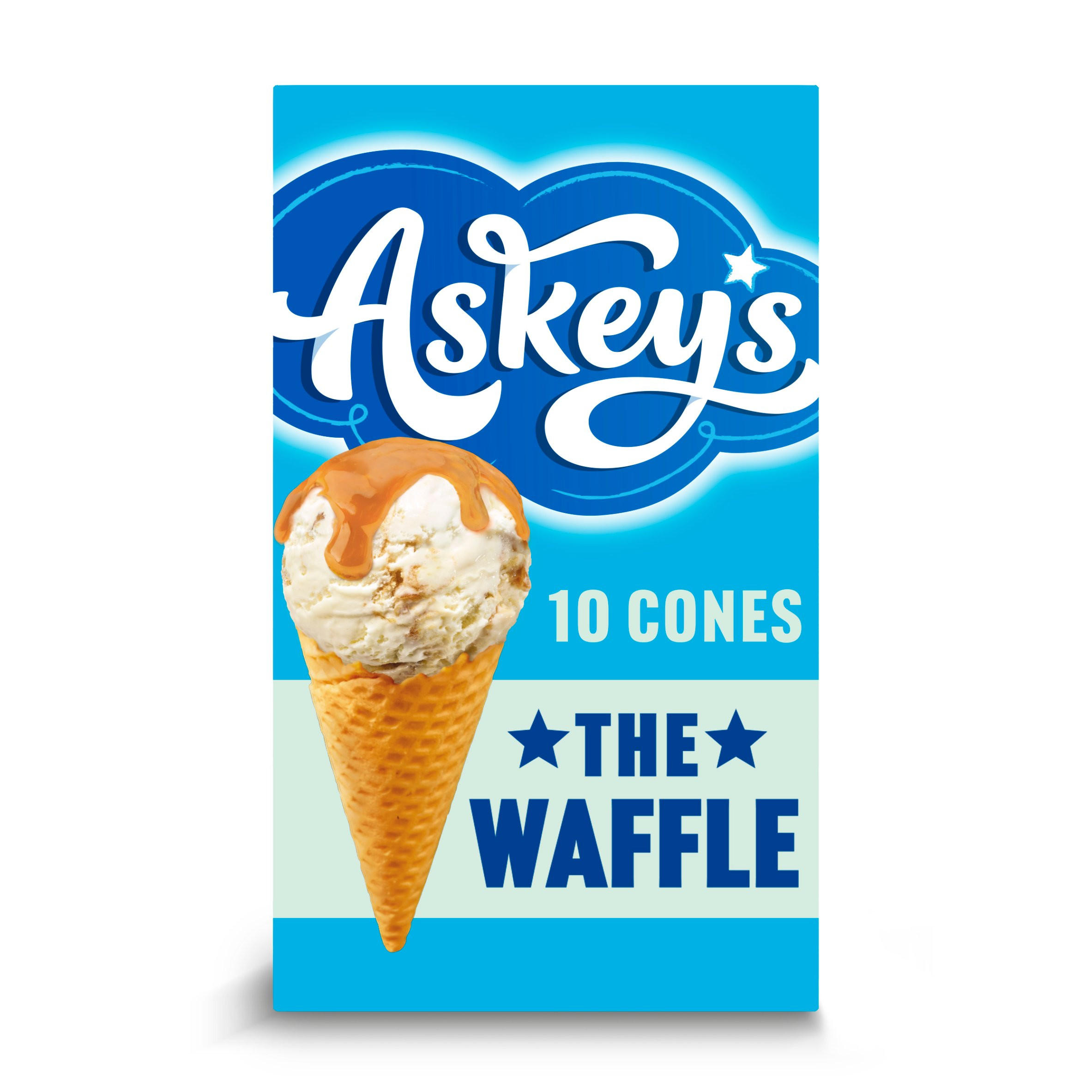Askey's 10 The Waffle Crunchy Cones | Ice Cream Wafers | Iceland Foods