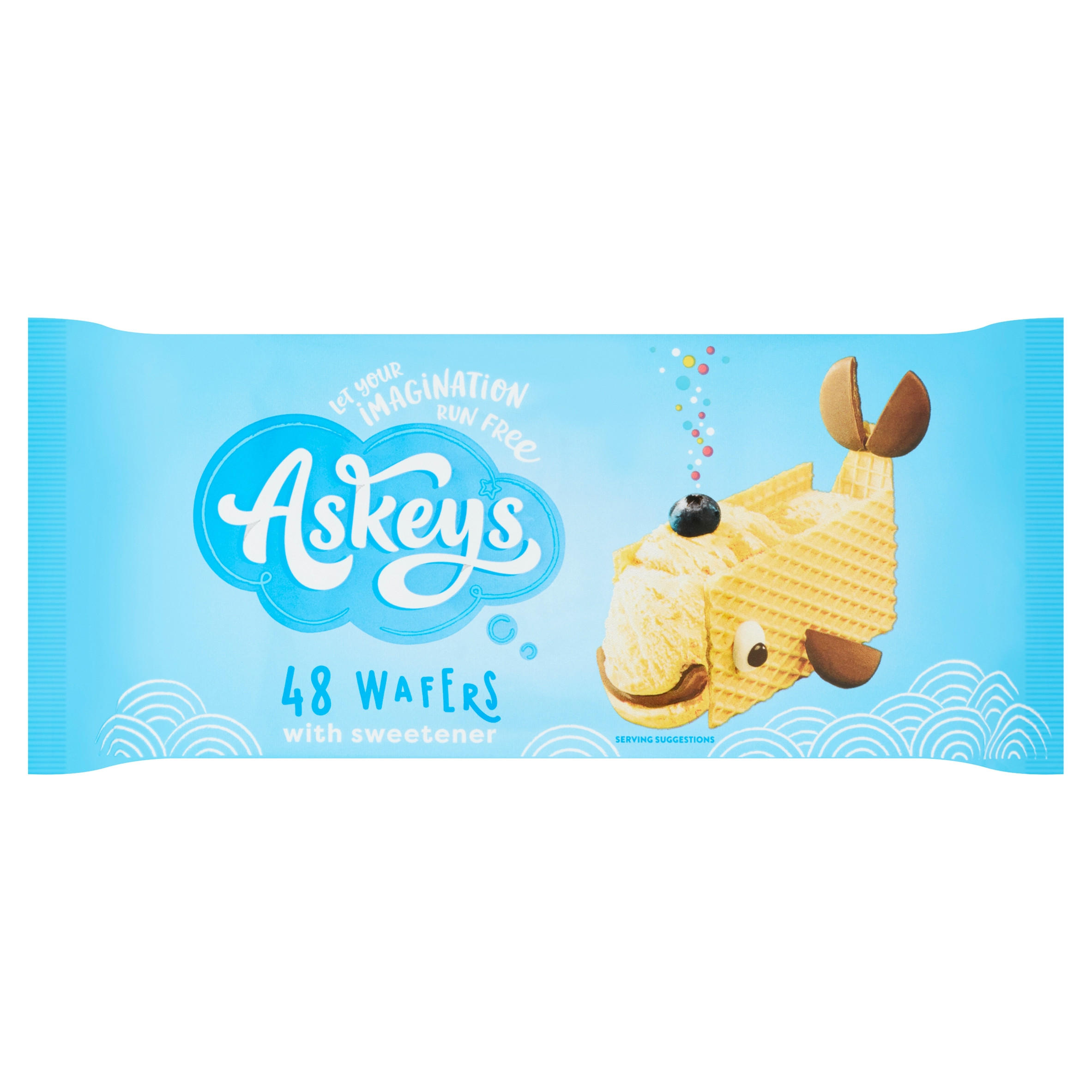 Askeys 48 Wafers with Sweetener | Ice Cream Wafers | Iceland Foods