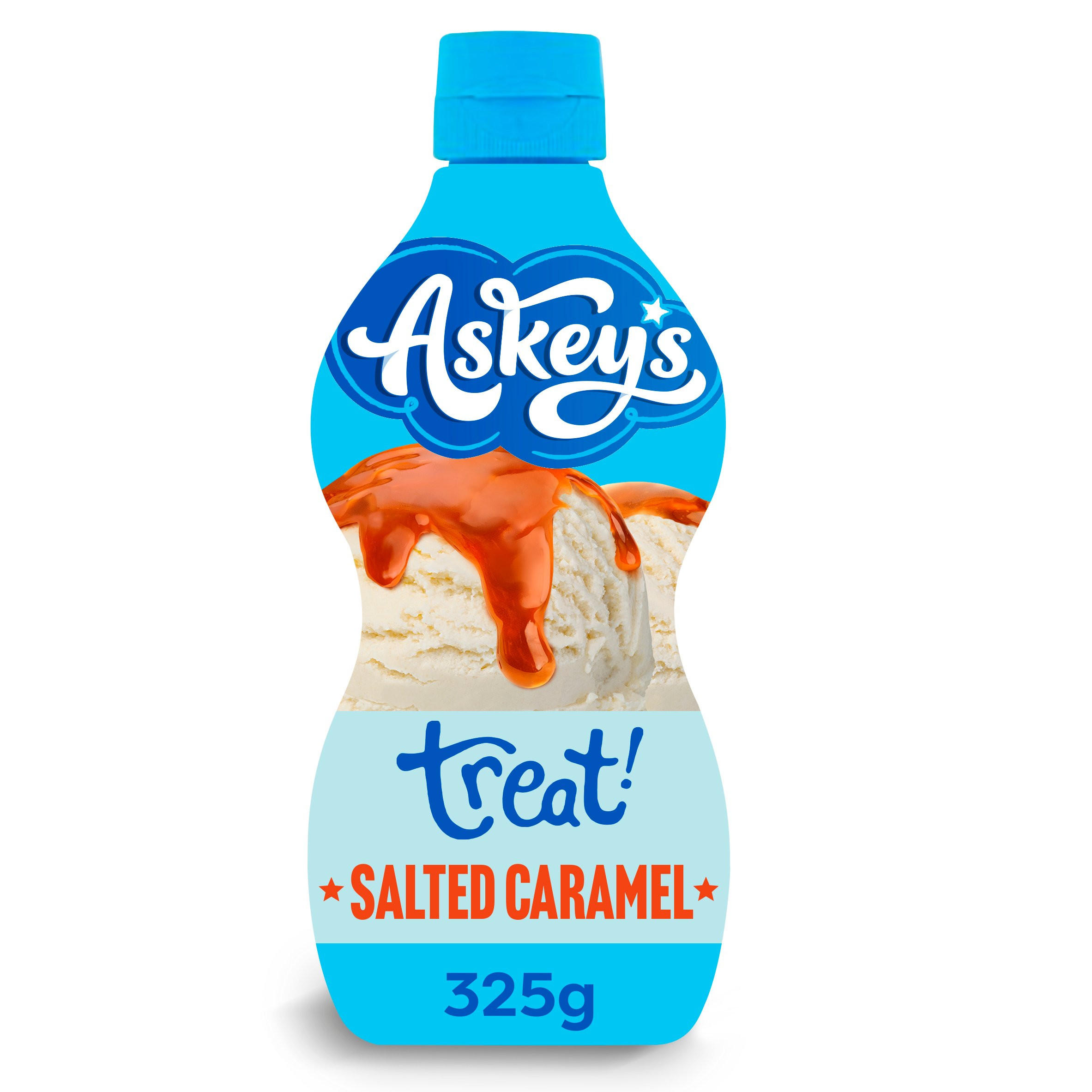 Askeys Treat! Salted Caramel Flavour Sauce 325g | Ice Cream Toppings ...