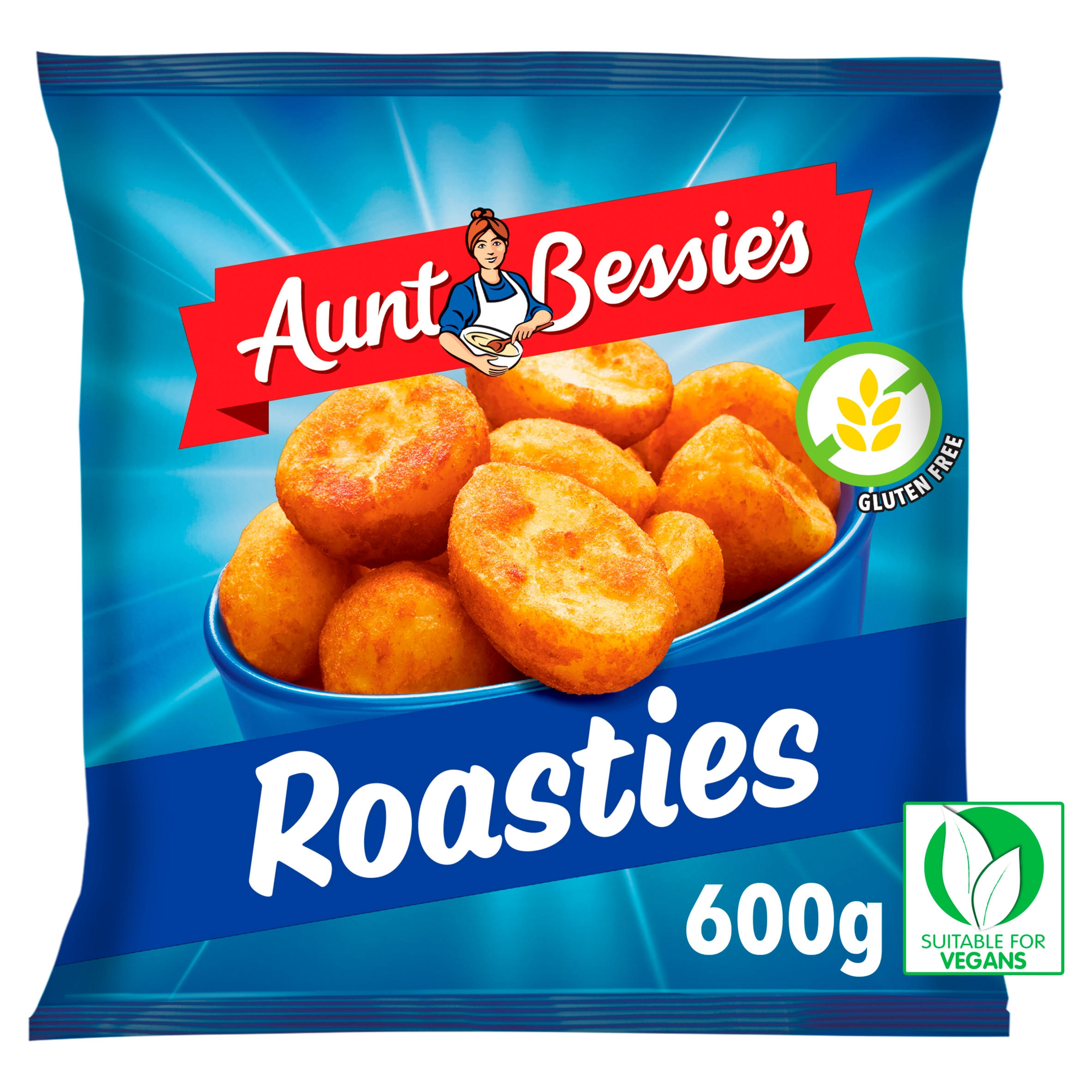 Aunt Bessie's Crispy & Fluffy Roasties 600g | Roast Potatoes | Iceland ...