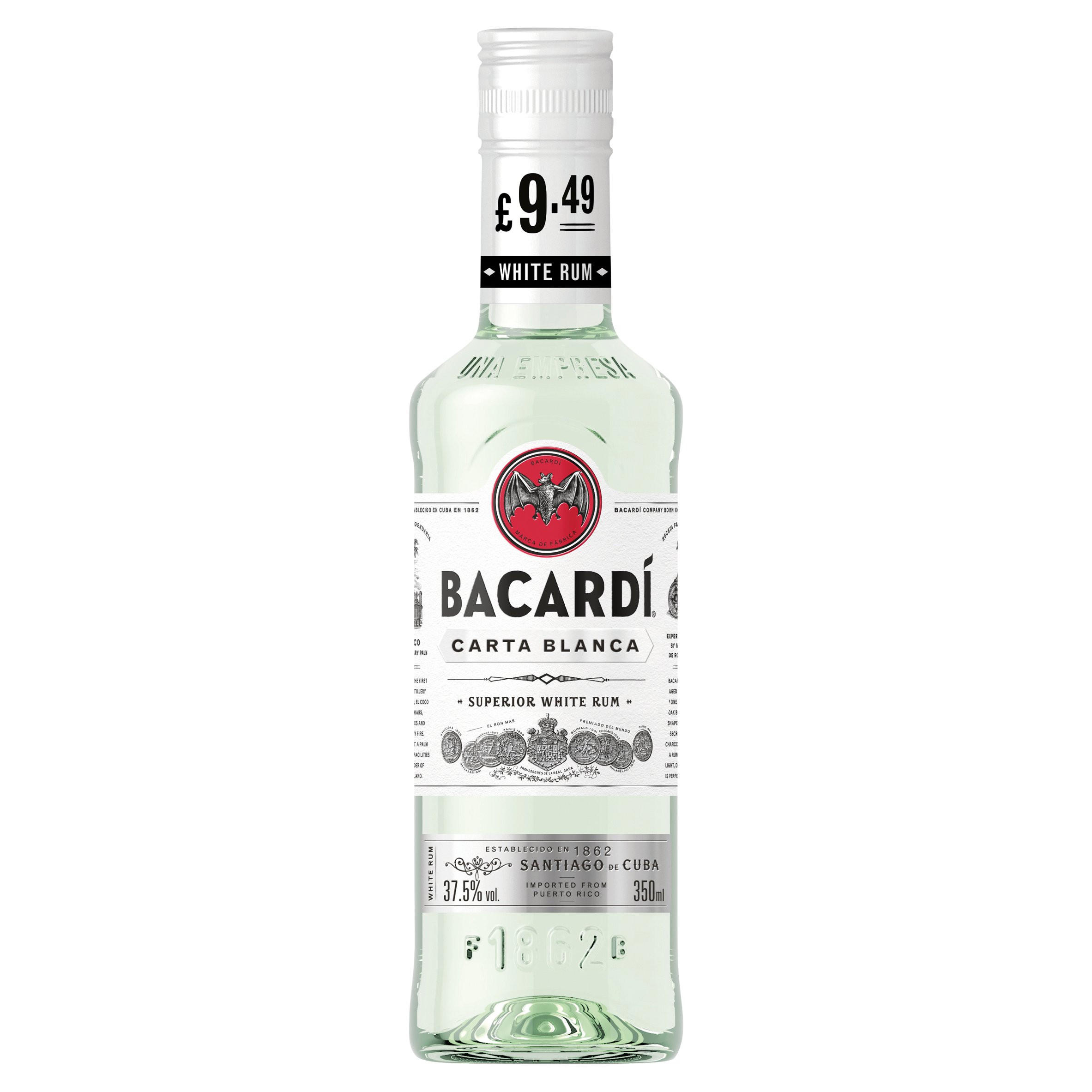 Bacardi Carta Blanca Rum 350ml | New Year | Iceland Foods