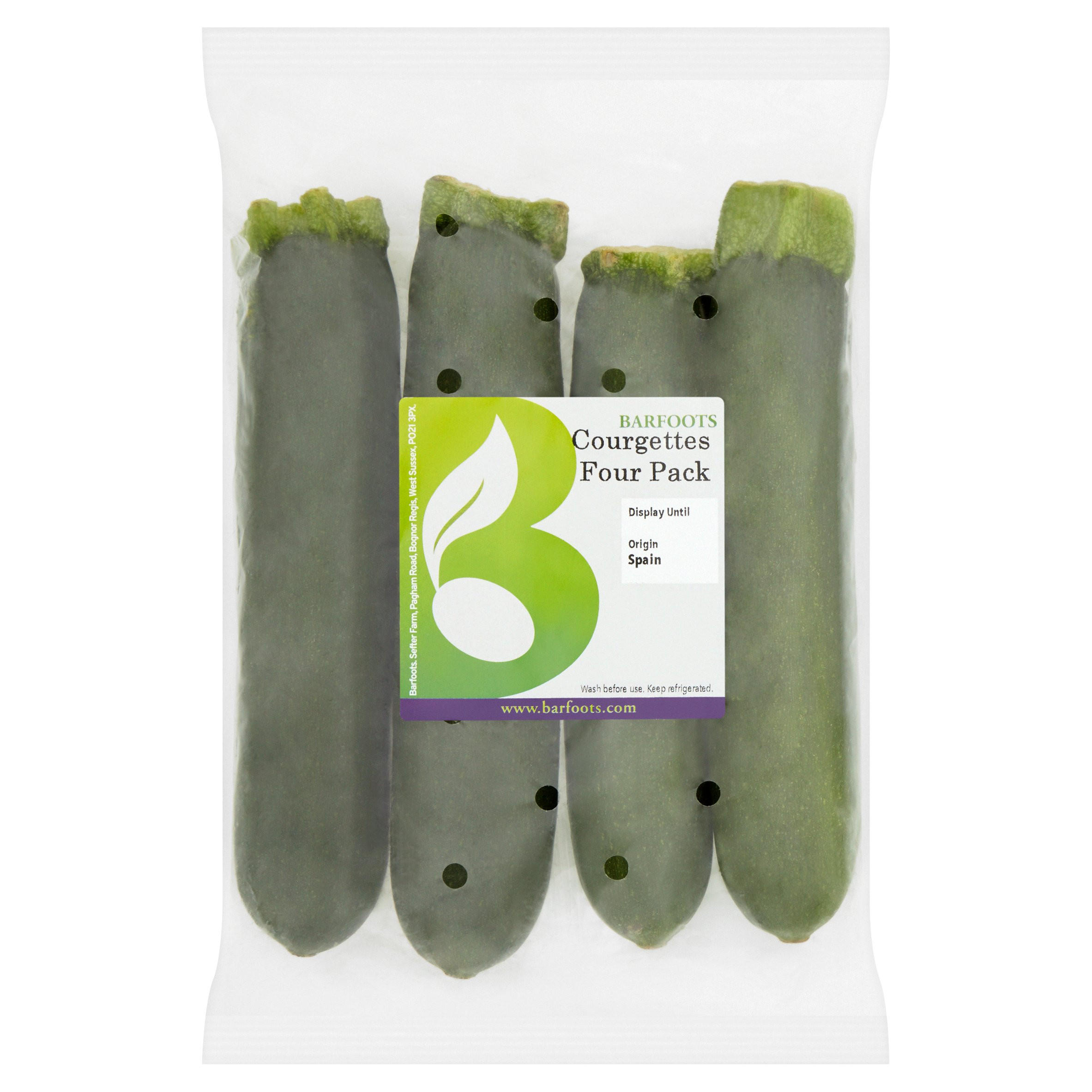 Barfoots Courgettes Four Pack | Iceland Foods