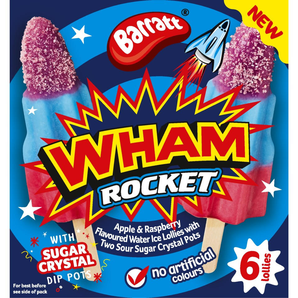 Offer Iceland Barratt® 6 Wham Rocket with Sugar Crystal