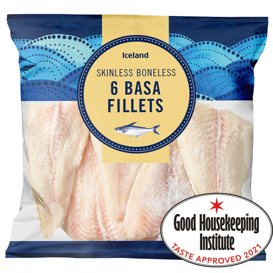 Iceland 6 Basa Fillets 625g | Fish Fillets | Iceland Foods