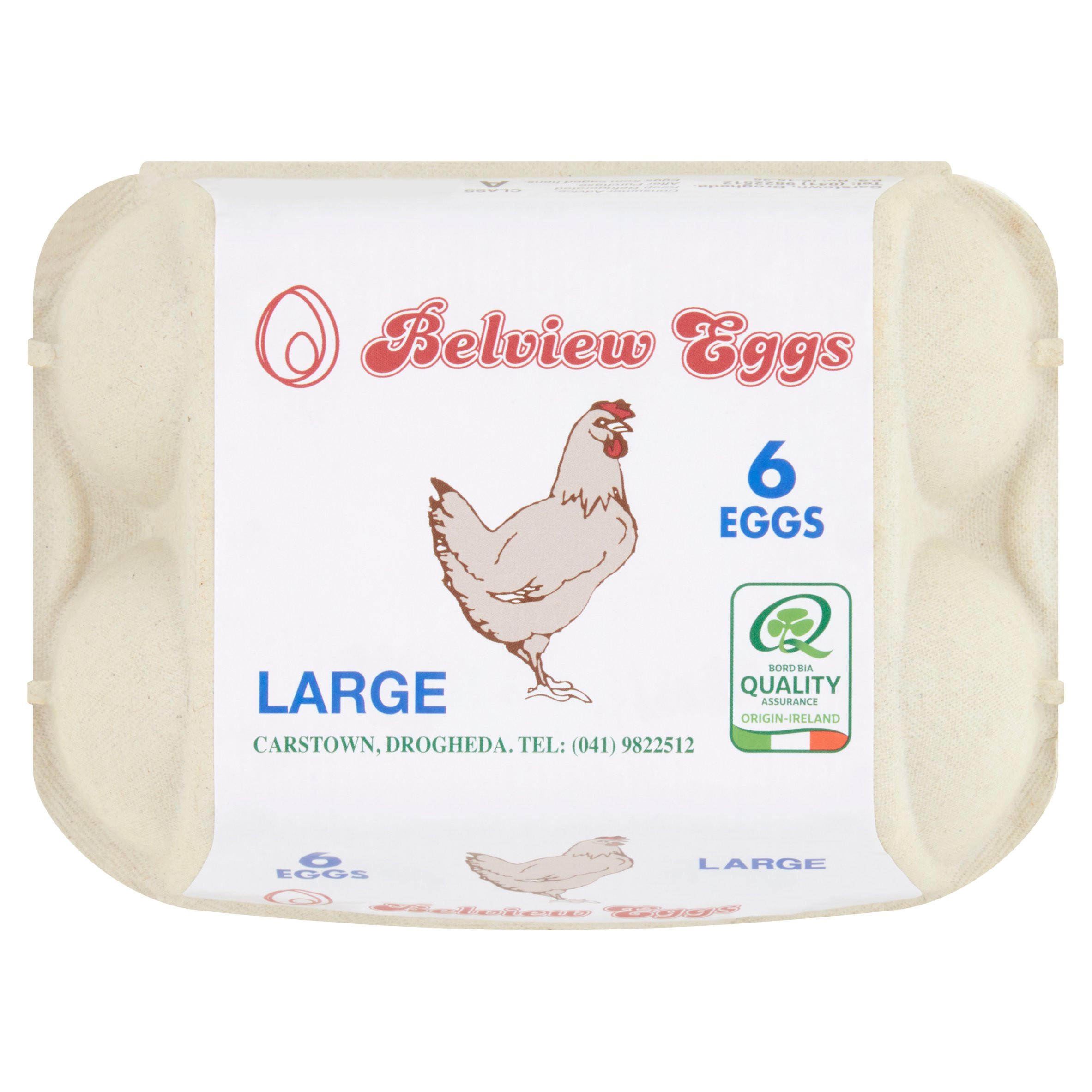 Belvieweggs 6 Large Eggs | Eggs | Iceland Foods