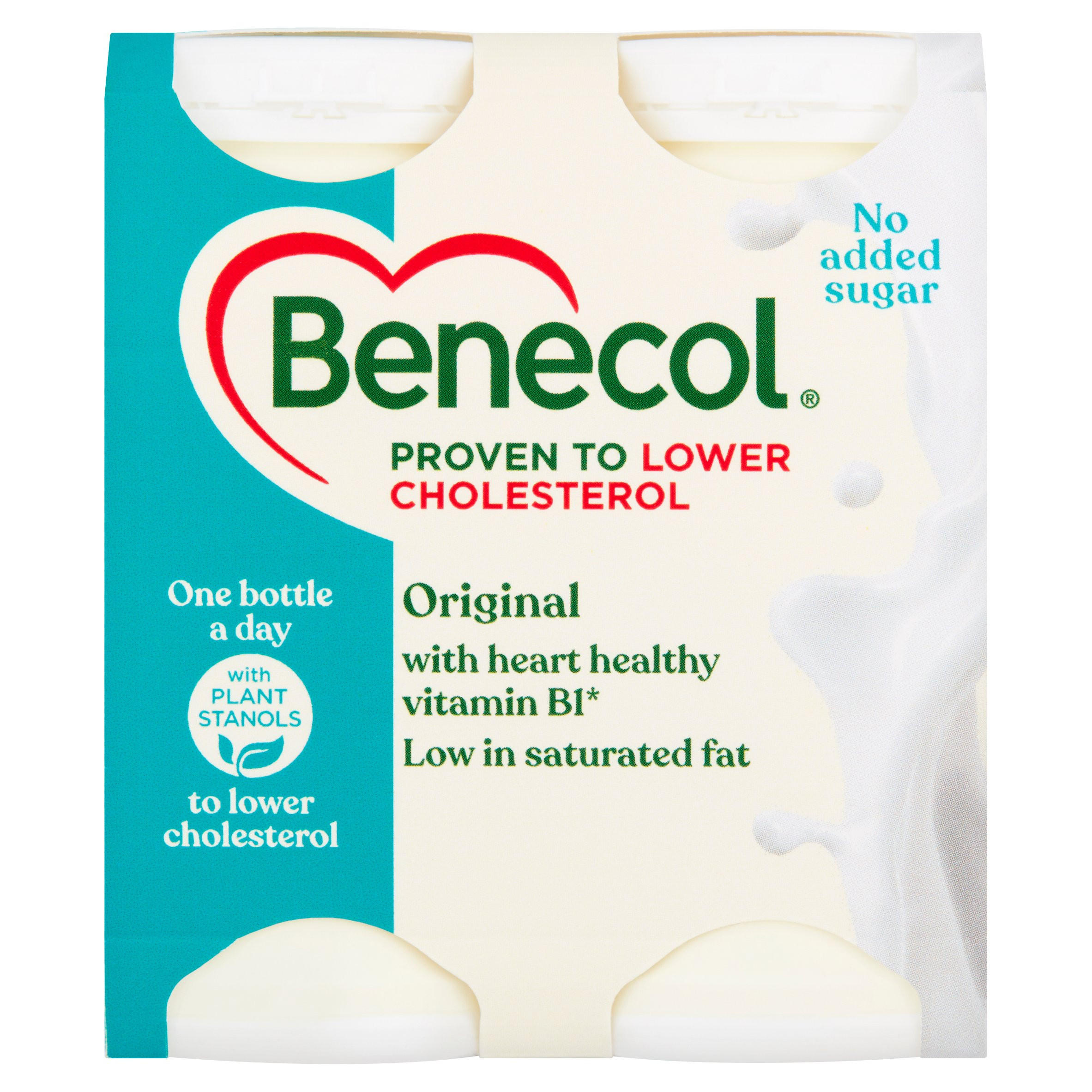 Benecol Original 4 x 67.5g (270g) | Yogurt Drinks | Iceland Foods
