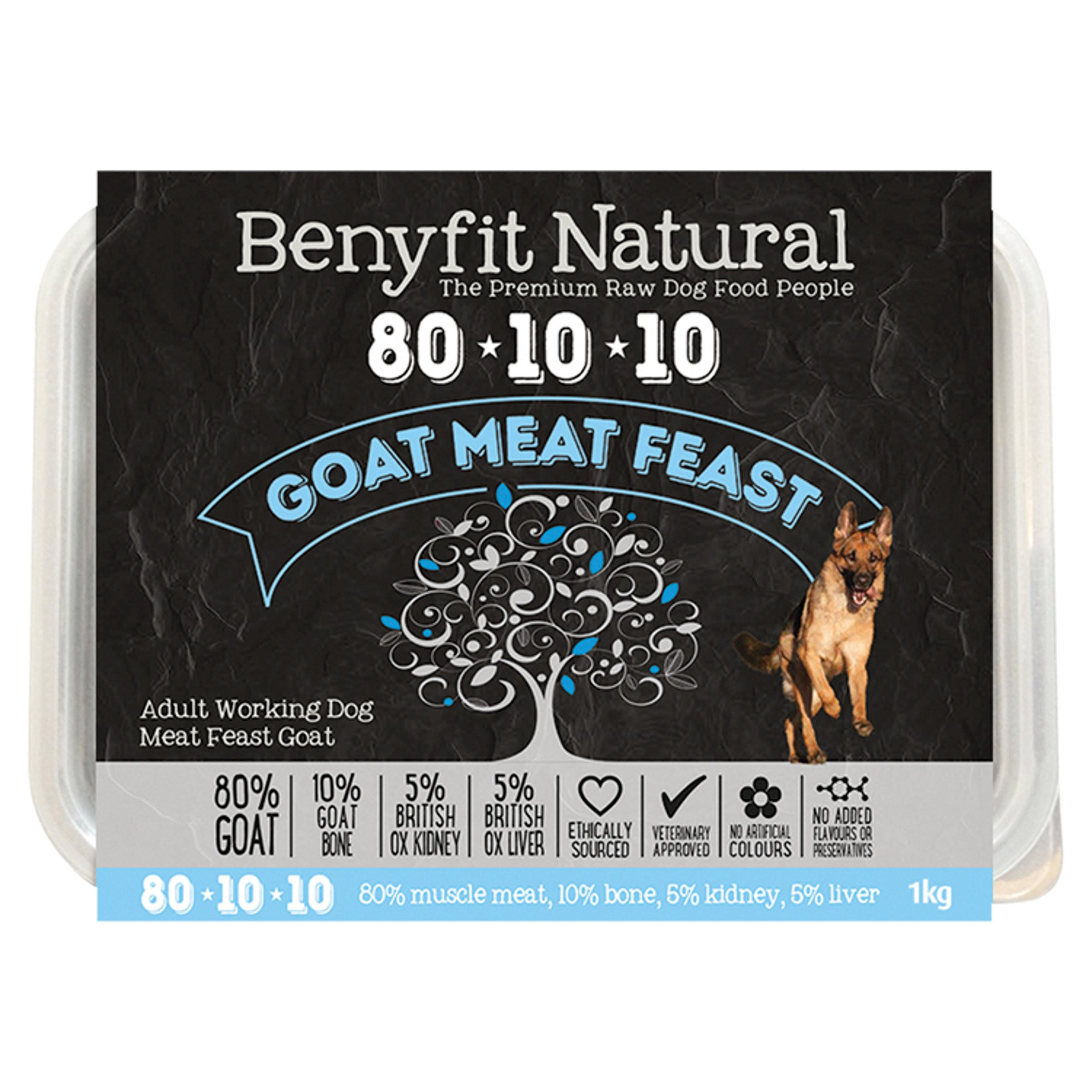 Benyfit Natural Goat Meat Feast 1kg | Pets | Iceland Foods