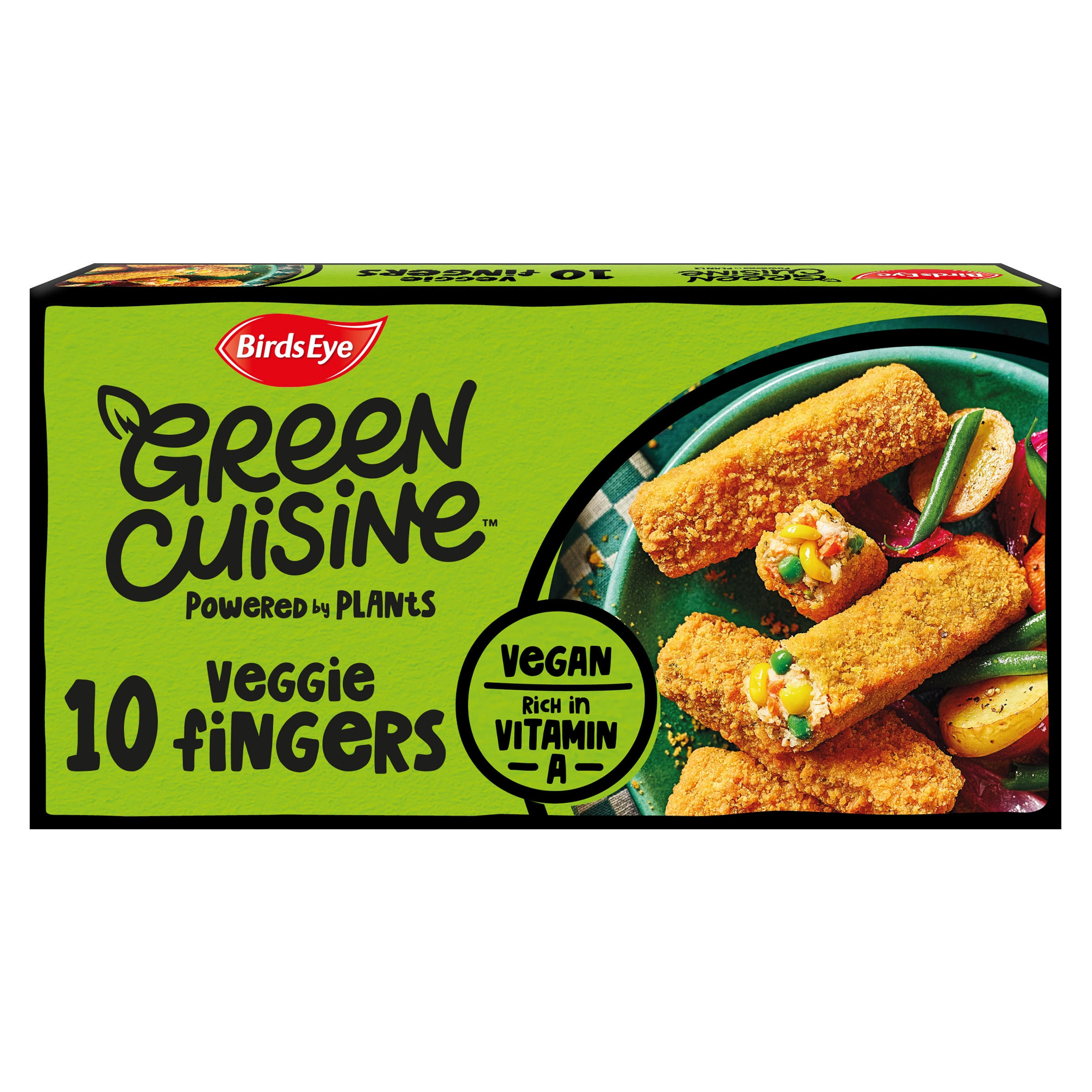 Birds Eye 10 Green Cuisine Vegan Veggie Fingers 284g | Vegan | Iceland ...