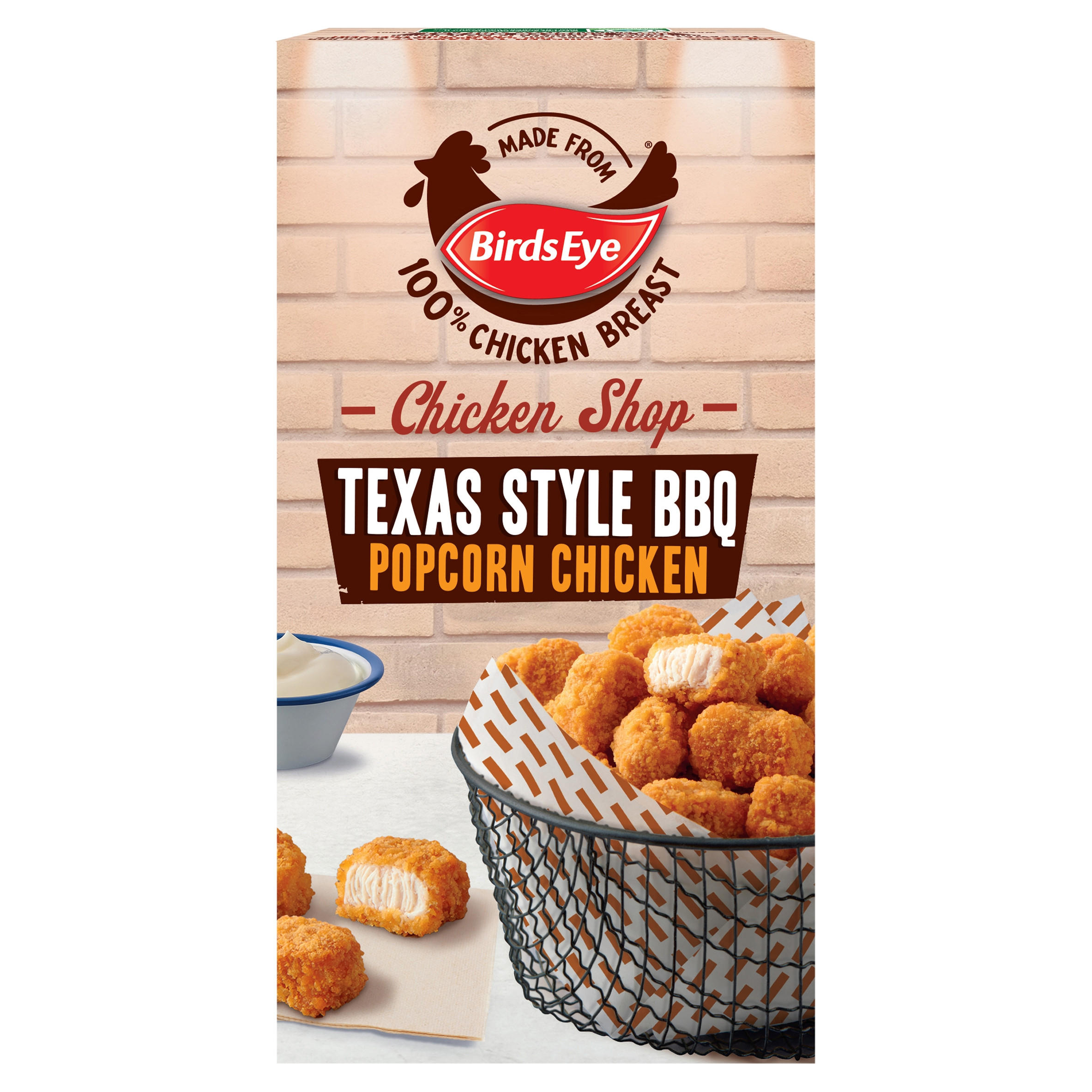 Birds Eye Chicken Shop Texas Style BBQ Breaded Popcorn Chicken 325g ...