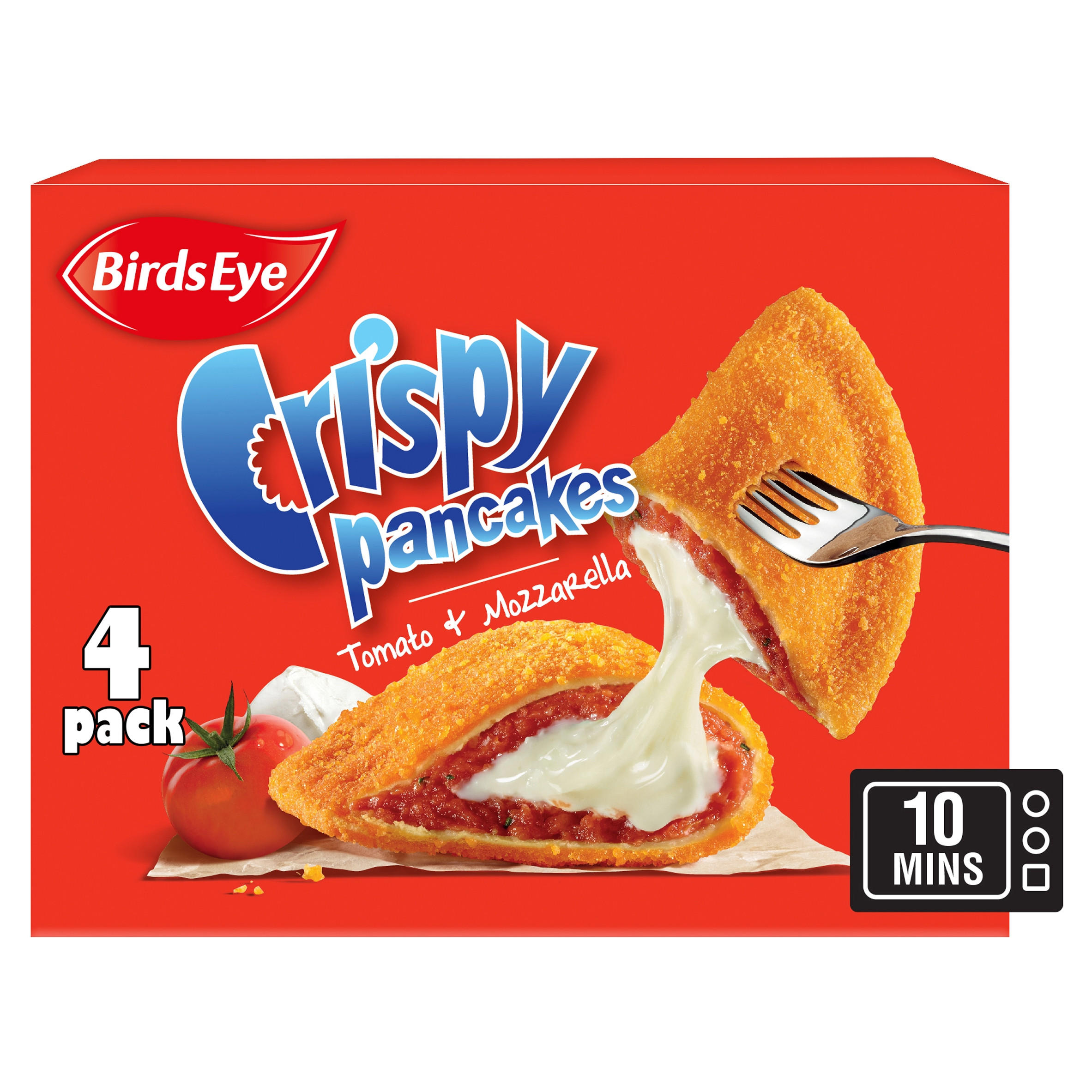 Birds Eye Crispy Pancakes Tomato & Mozzarella 250g | Frozen Snacks ...