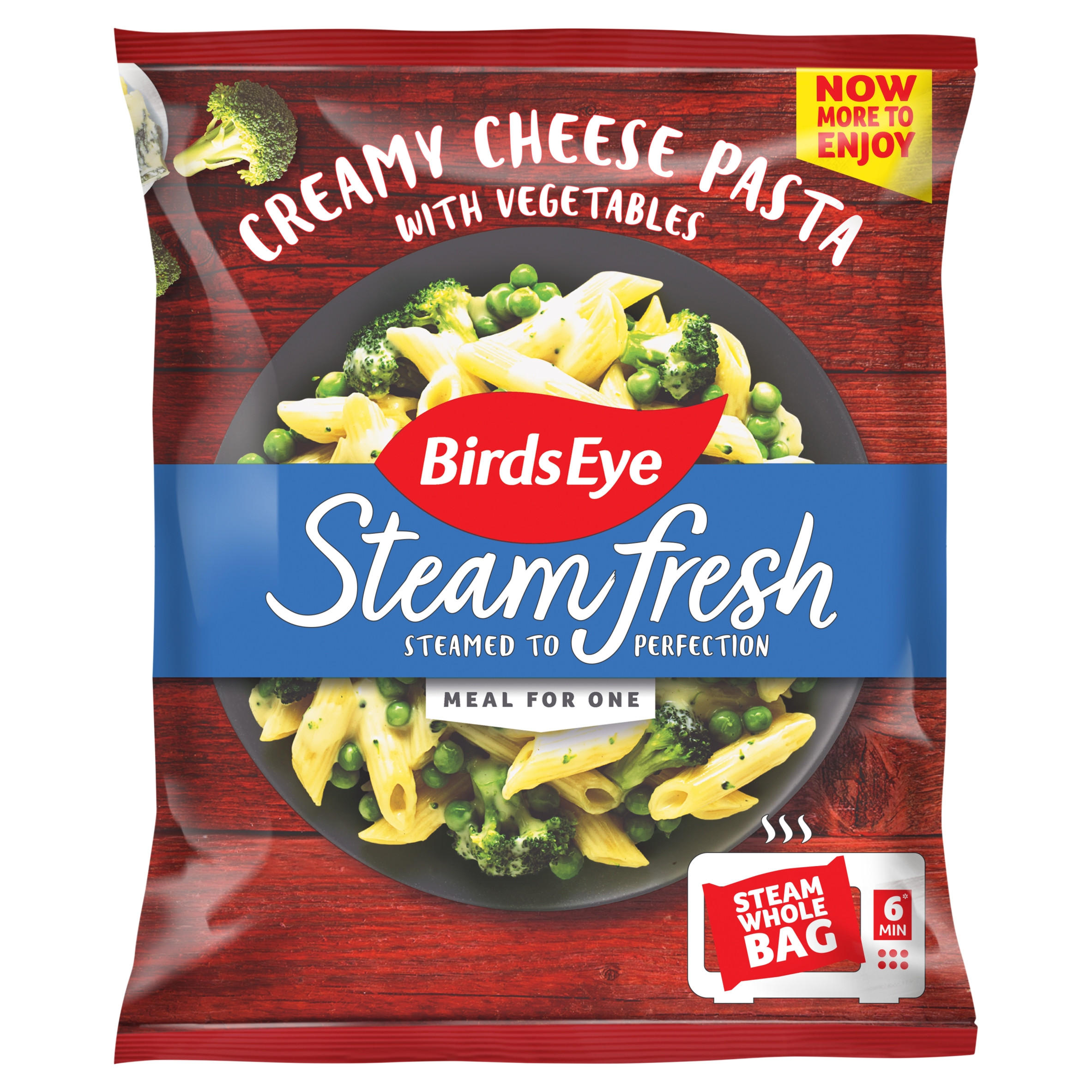 Birds Eye Steamfresh Creamy Cheese Vegetable Pasta Meal for 1 400g ...