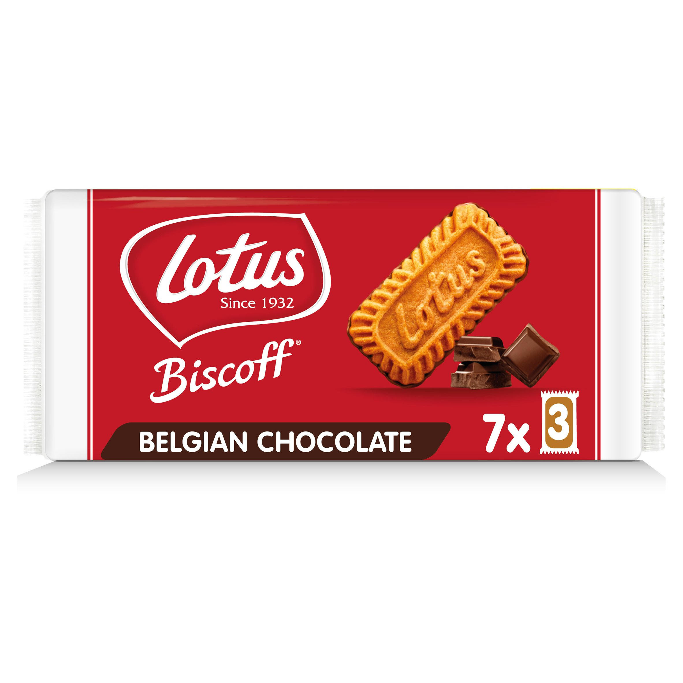 Biscoff with Belgian Chocolate 7 x 22g | Multipack Biscuits | Iceland Foods