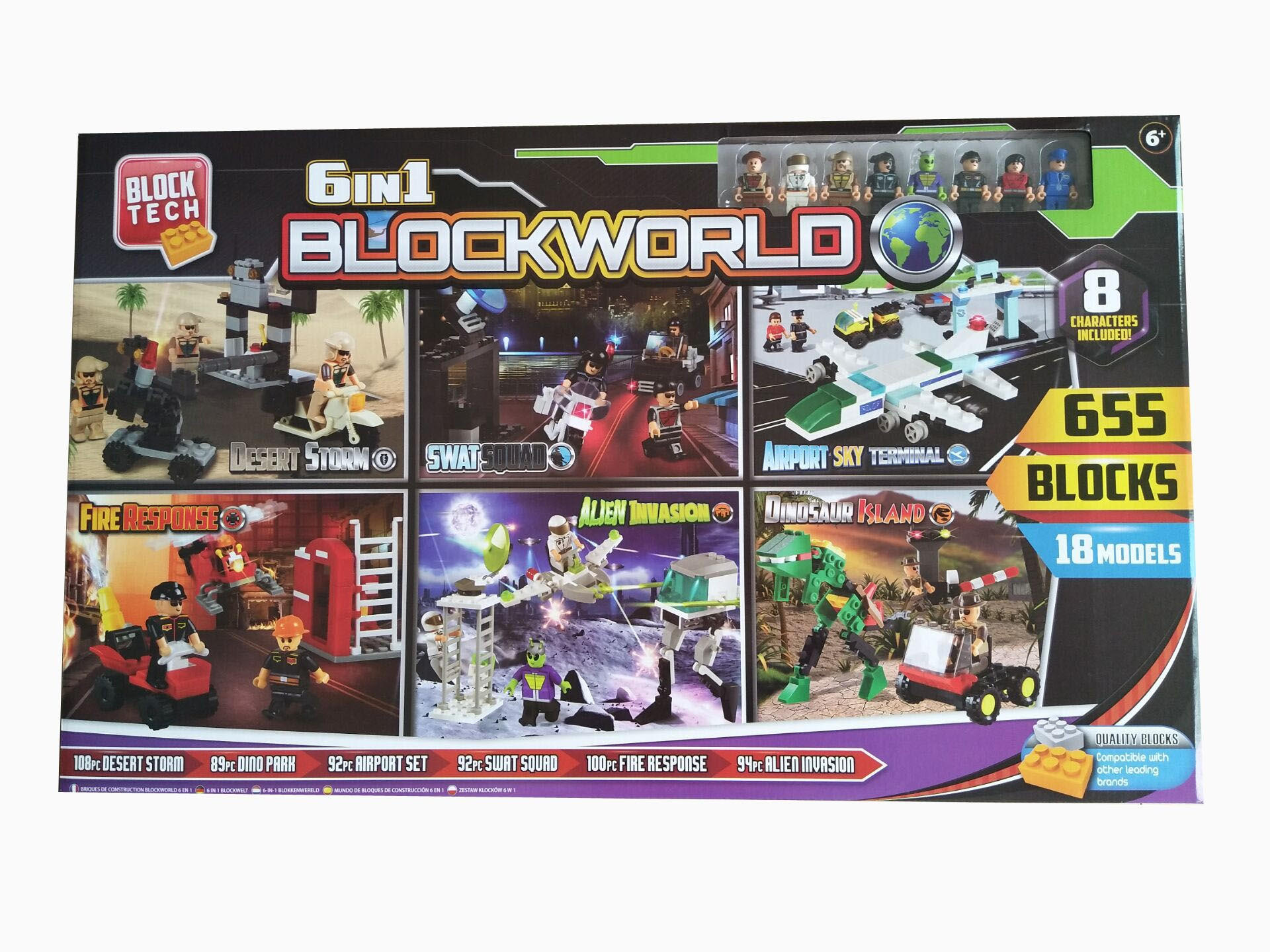 Block Tech 6-in-1 Block World | Novelty Gifts | Iceland Foods