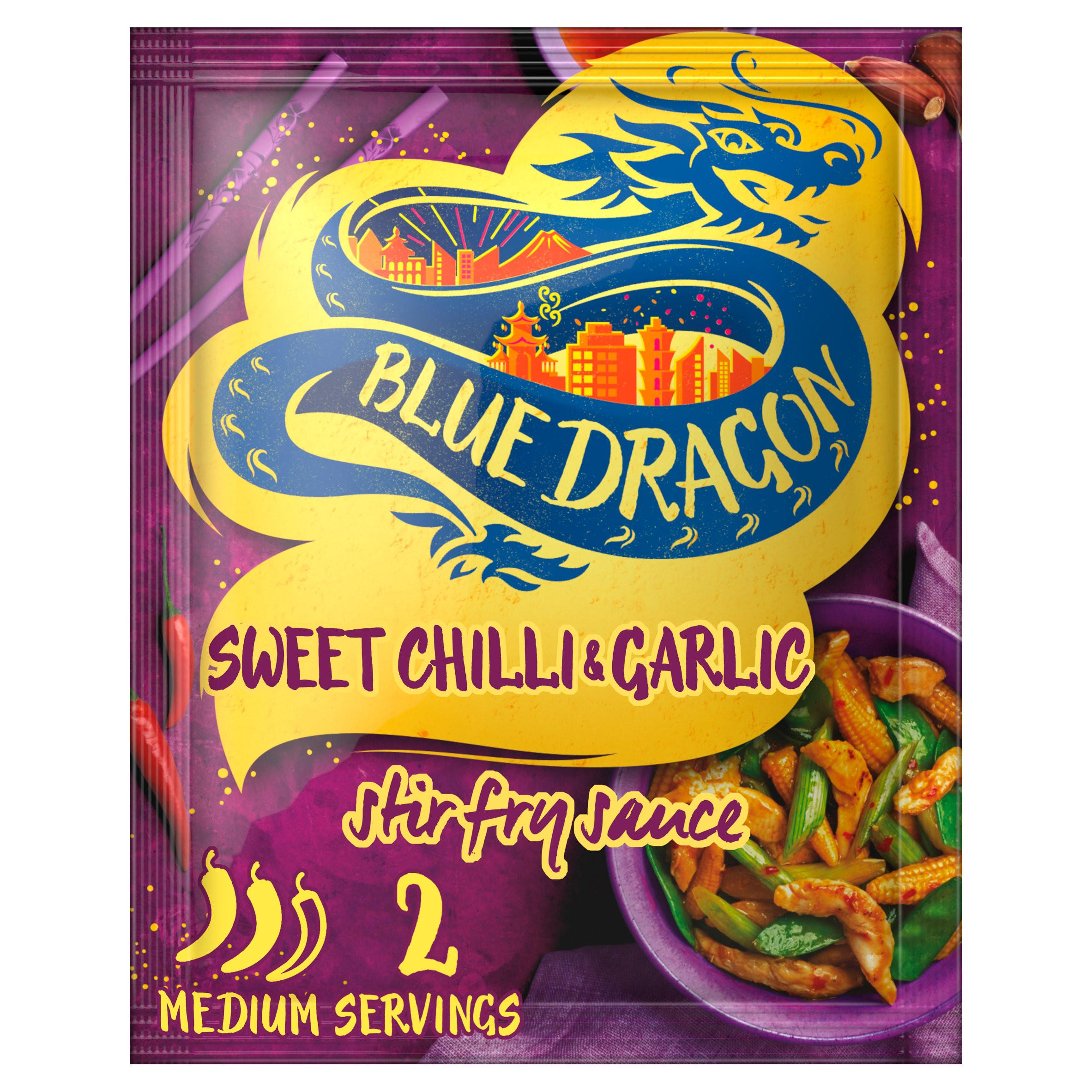 Blue Dragon Sweet Chilli & Garlic Stir Fry Sauce 120g | Chinese and ...