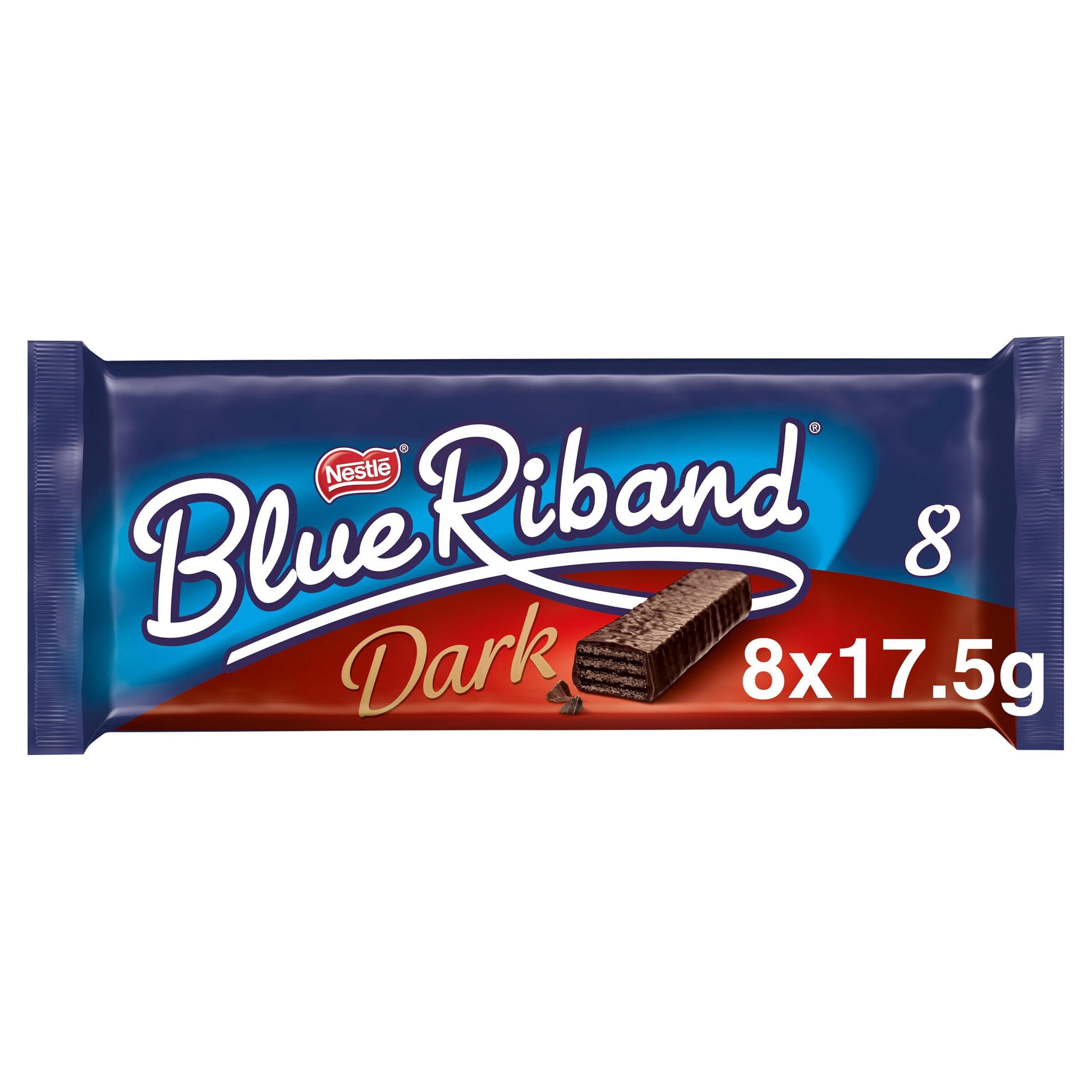 Blue Riband Dark 8 x 17.5g (140g) | Chocolate Biscuits | Iceland Foods