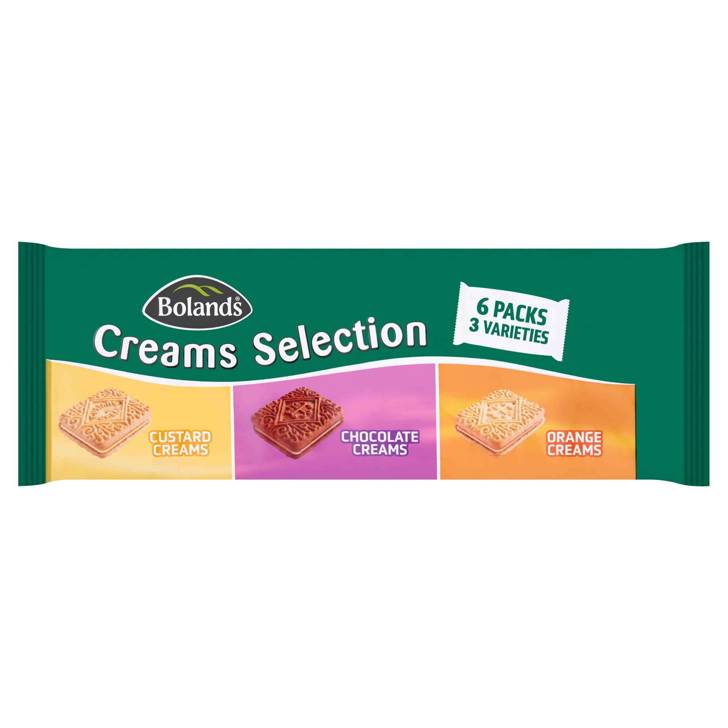 Bolands Creams Selection 6 x 75g (450g) | Multipack Biscuits | Iceland ...